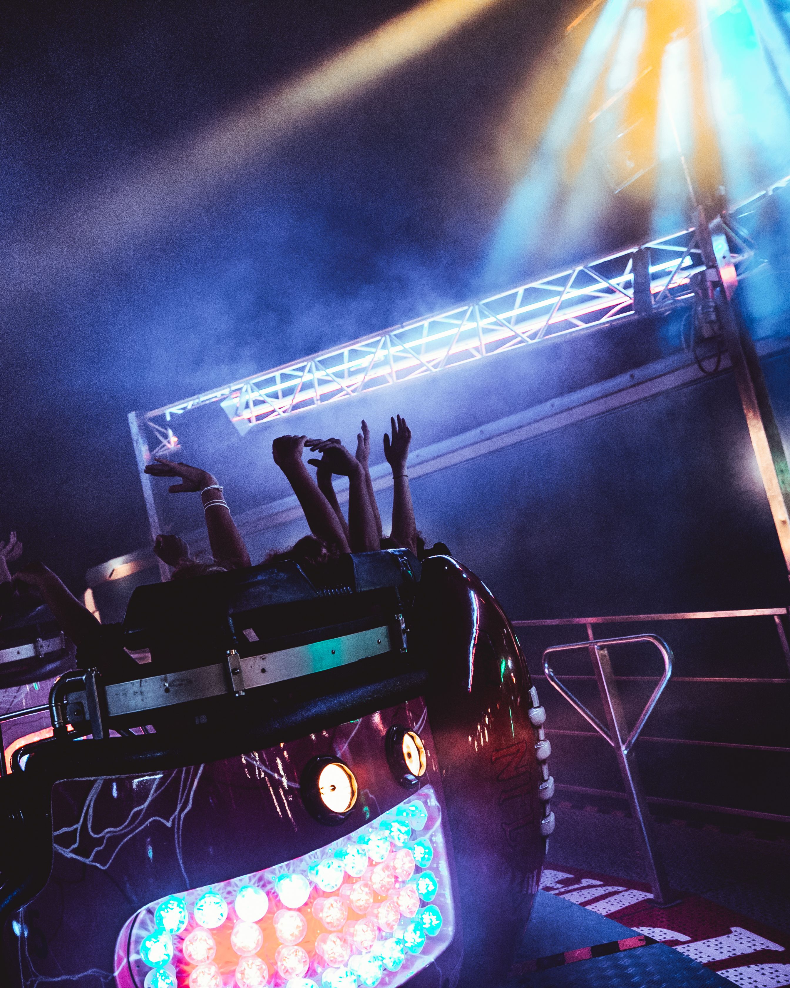 Photograph of People Riding an Amusement Ride · Free Stock Photo
