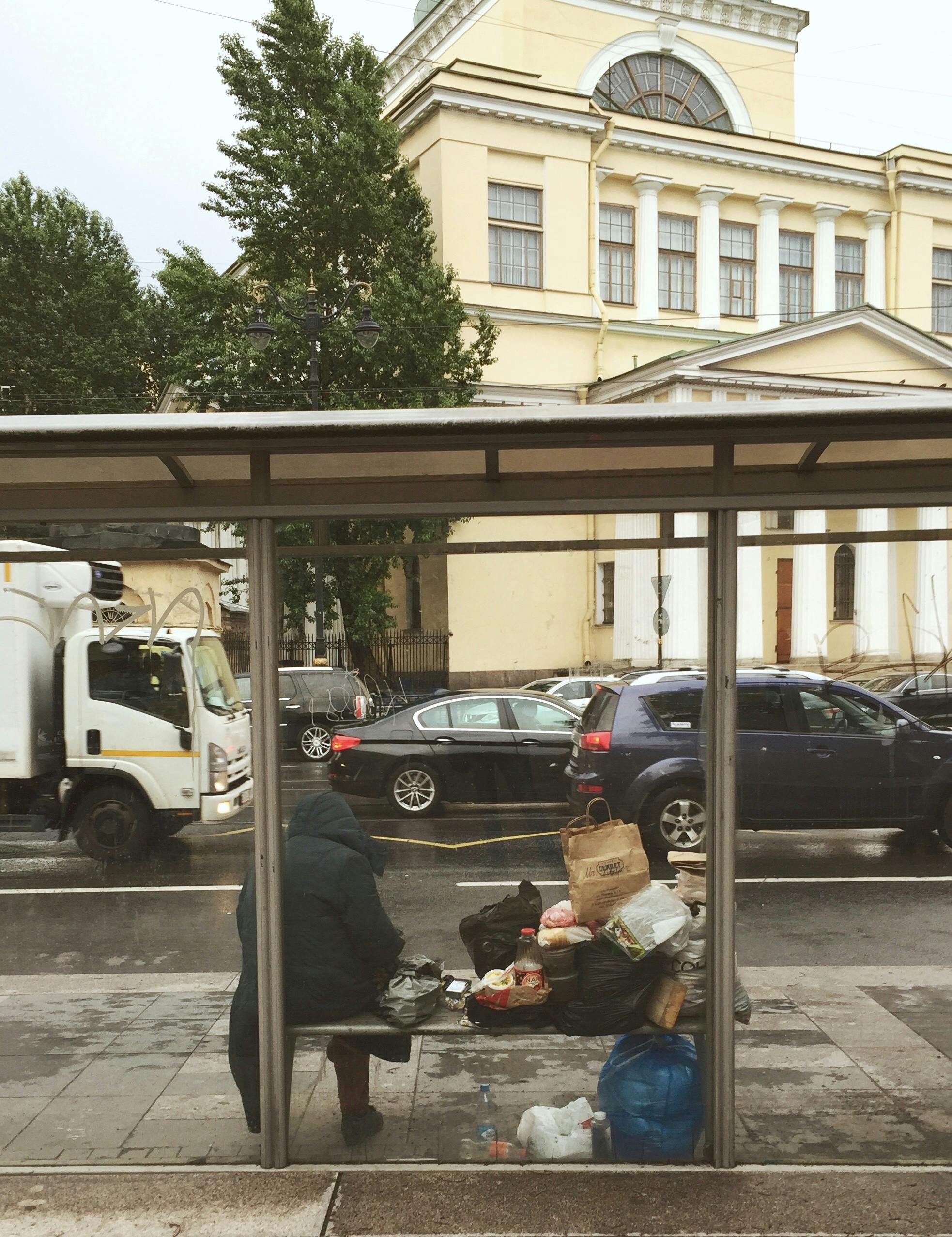 Close-up of a Bus Stop Sign · Free Stock Photo