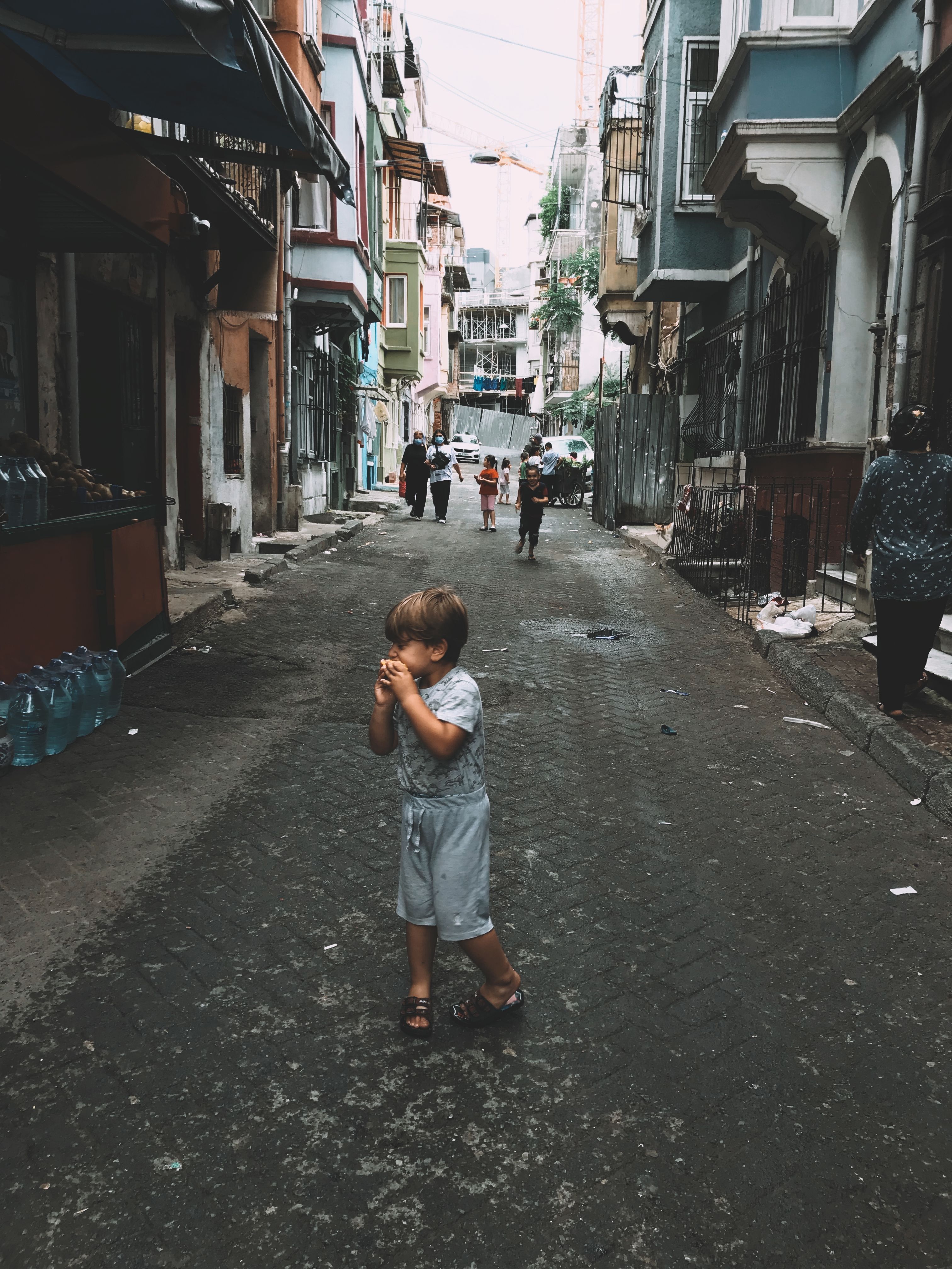 Photo of a Boy at the Market · Free Stock Photo
