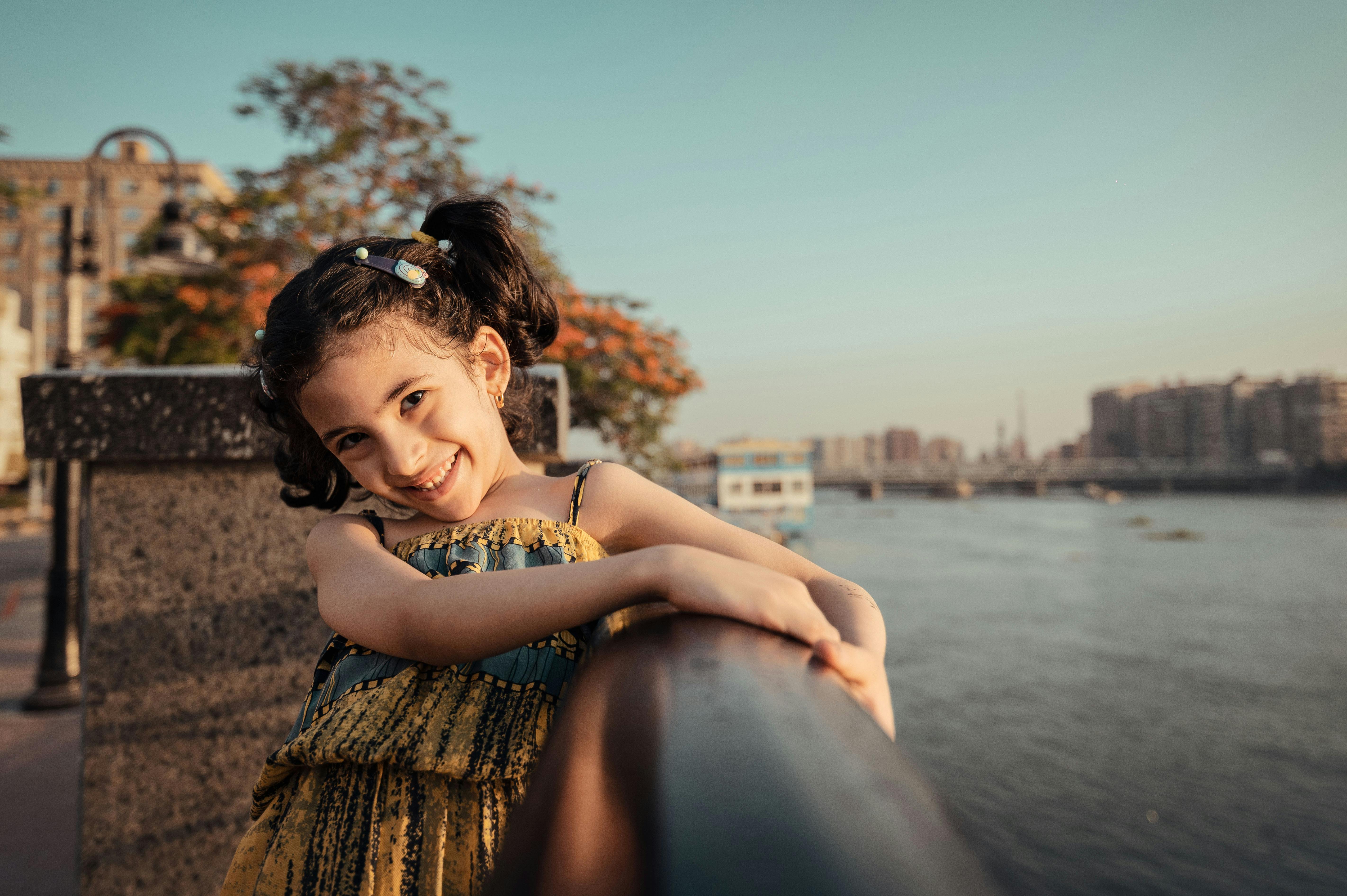 Cute Girl by the River · Free Stock Photo