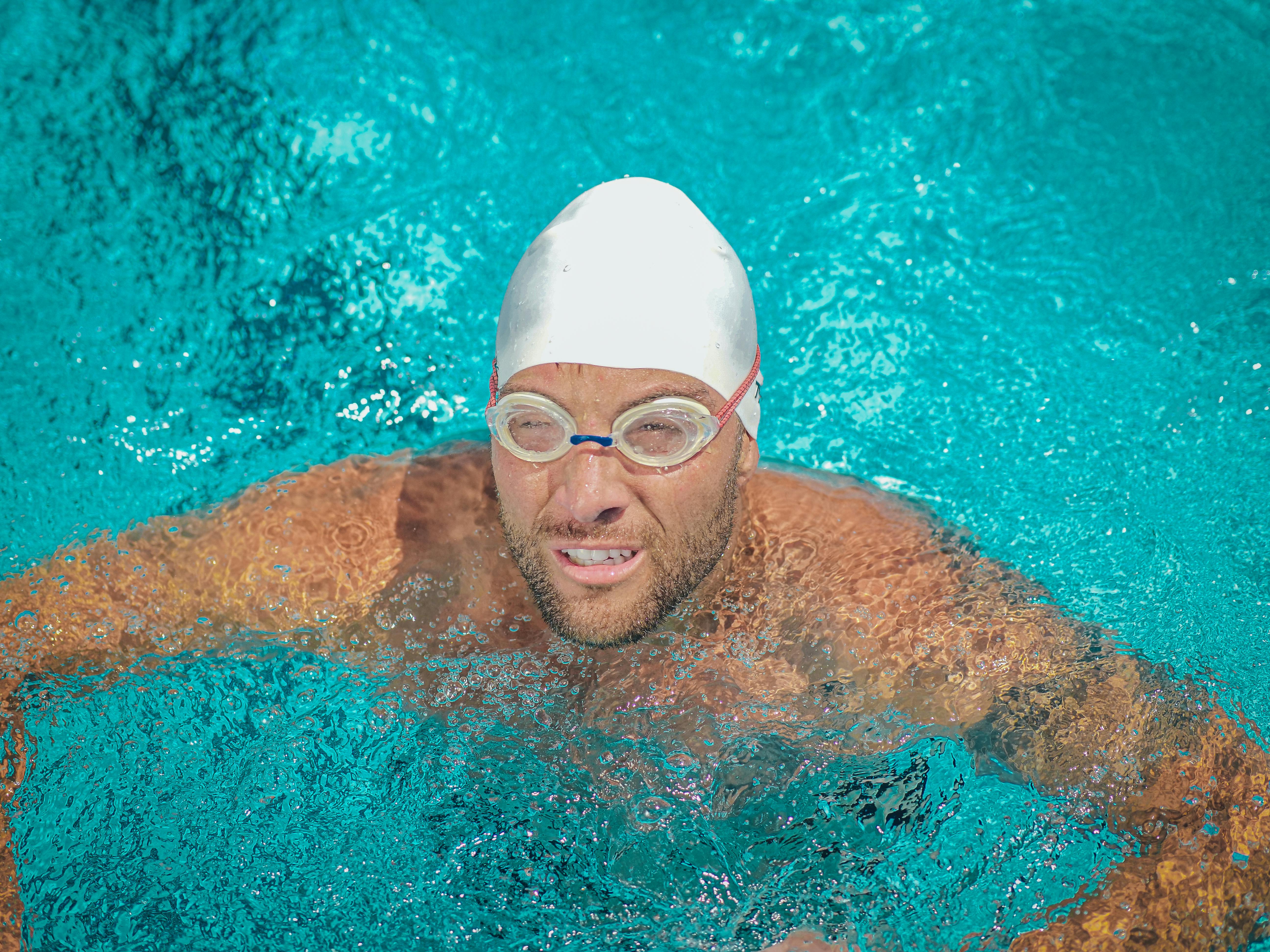 A Man in the Pool · Free Stock Photo