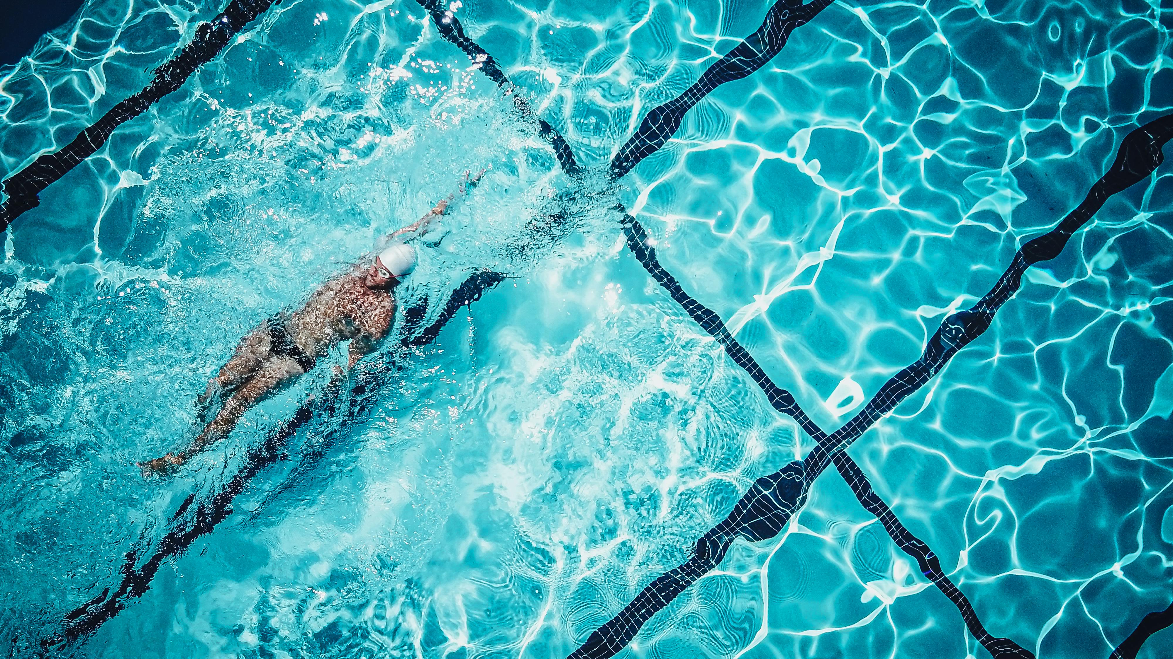 A Person Swimming in the Pool · Free Stock Photo