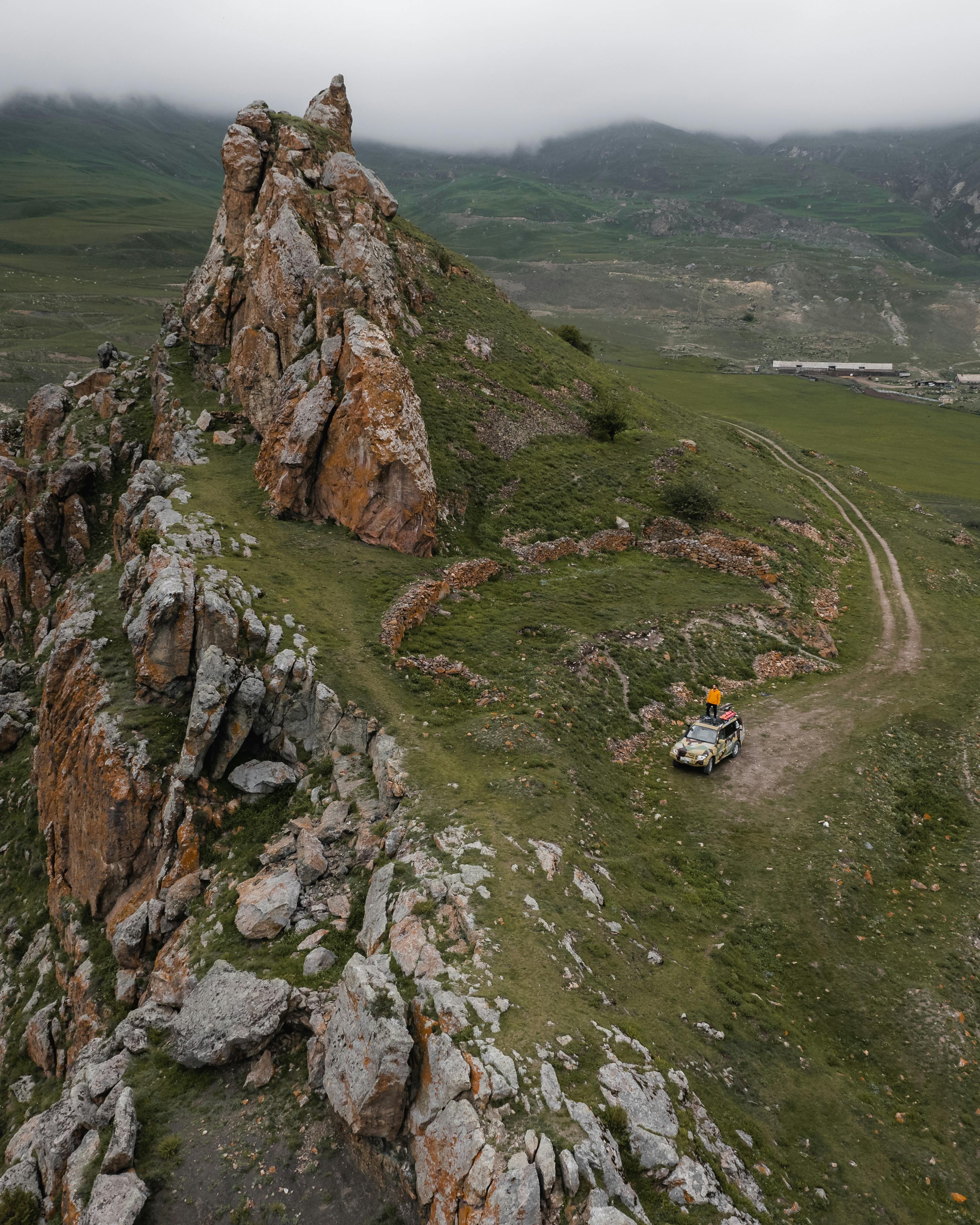 Aerial View of a Rock Formation · Free Stock Photo