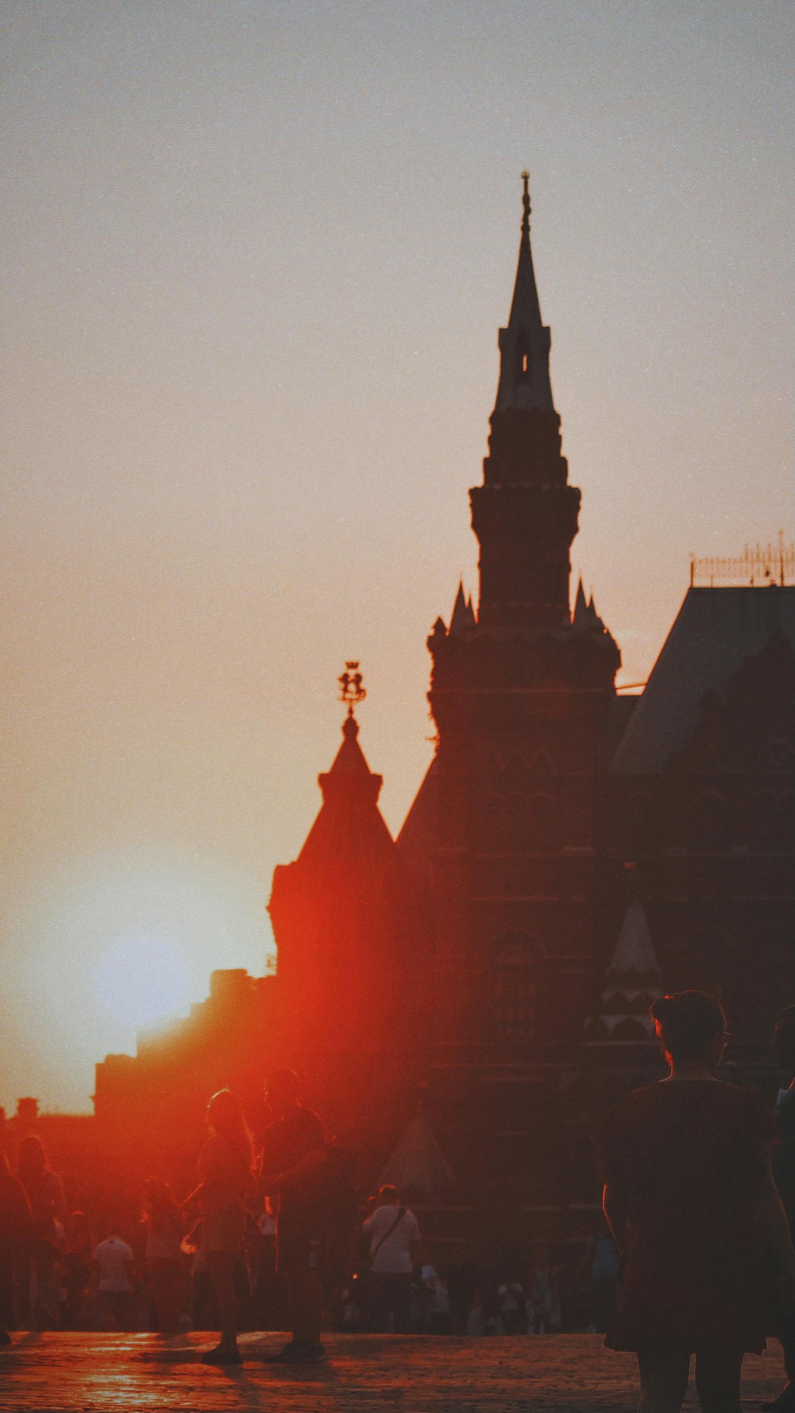 Sunset over Church · Free Stock Photo