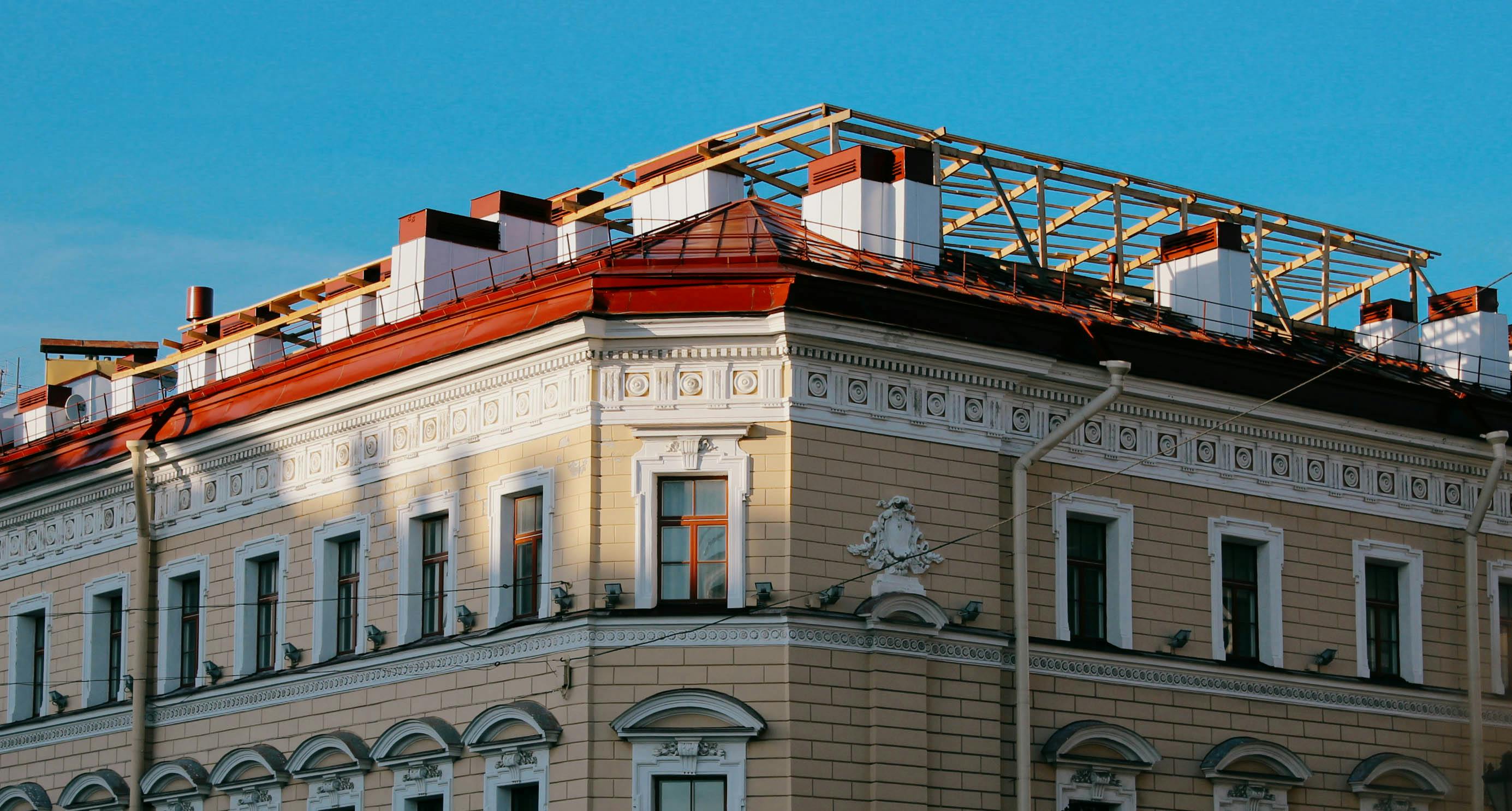 Exterior of an Old Run-down Residential Building · Free Stock Photo