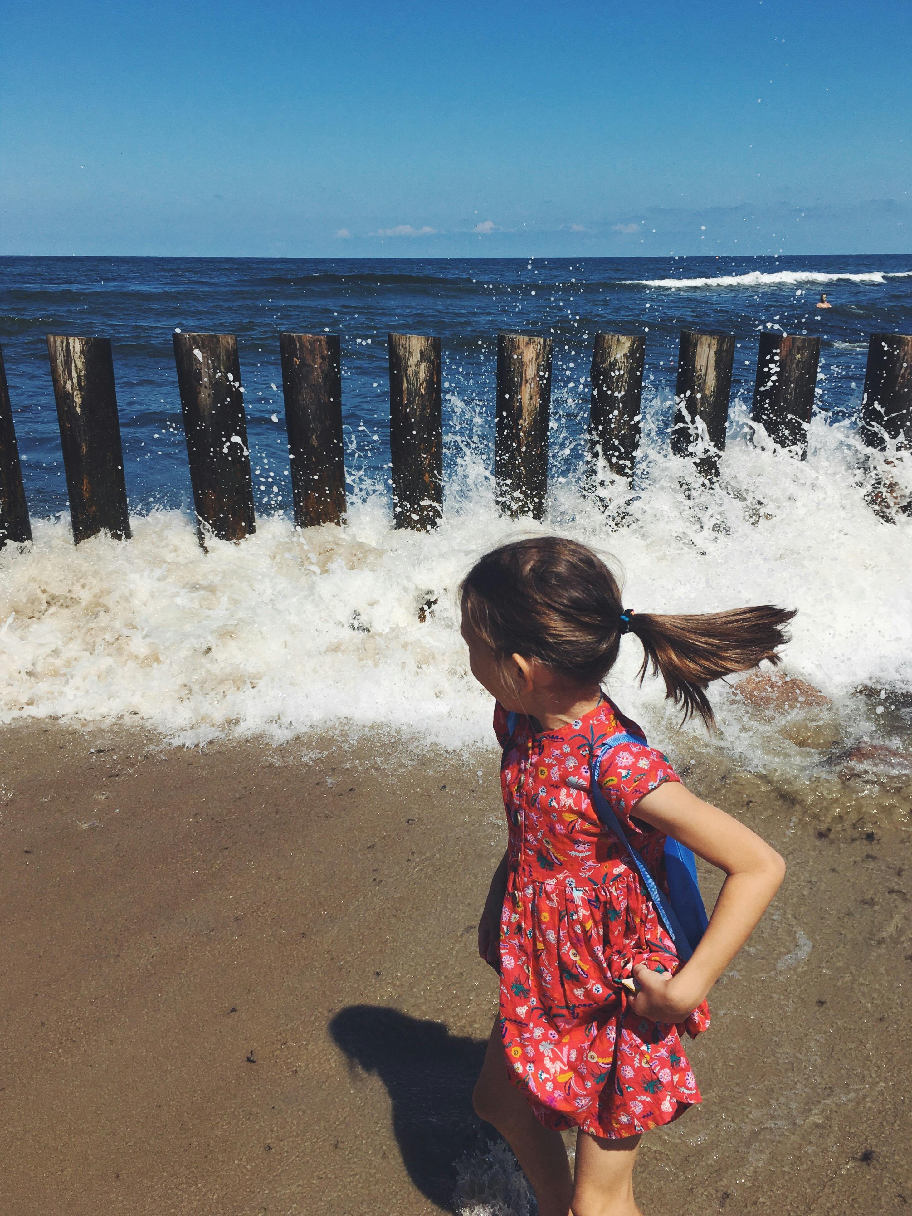 A Girl at a Beach · Free Stock Photo