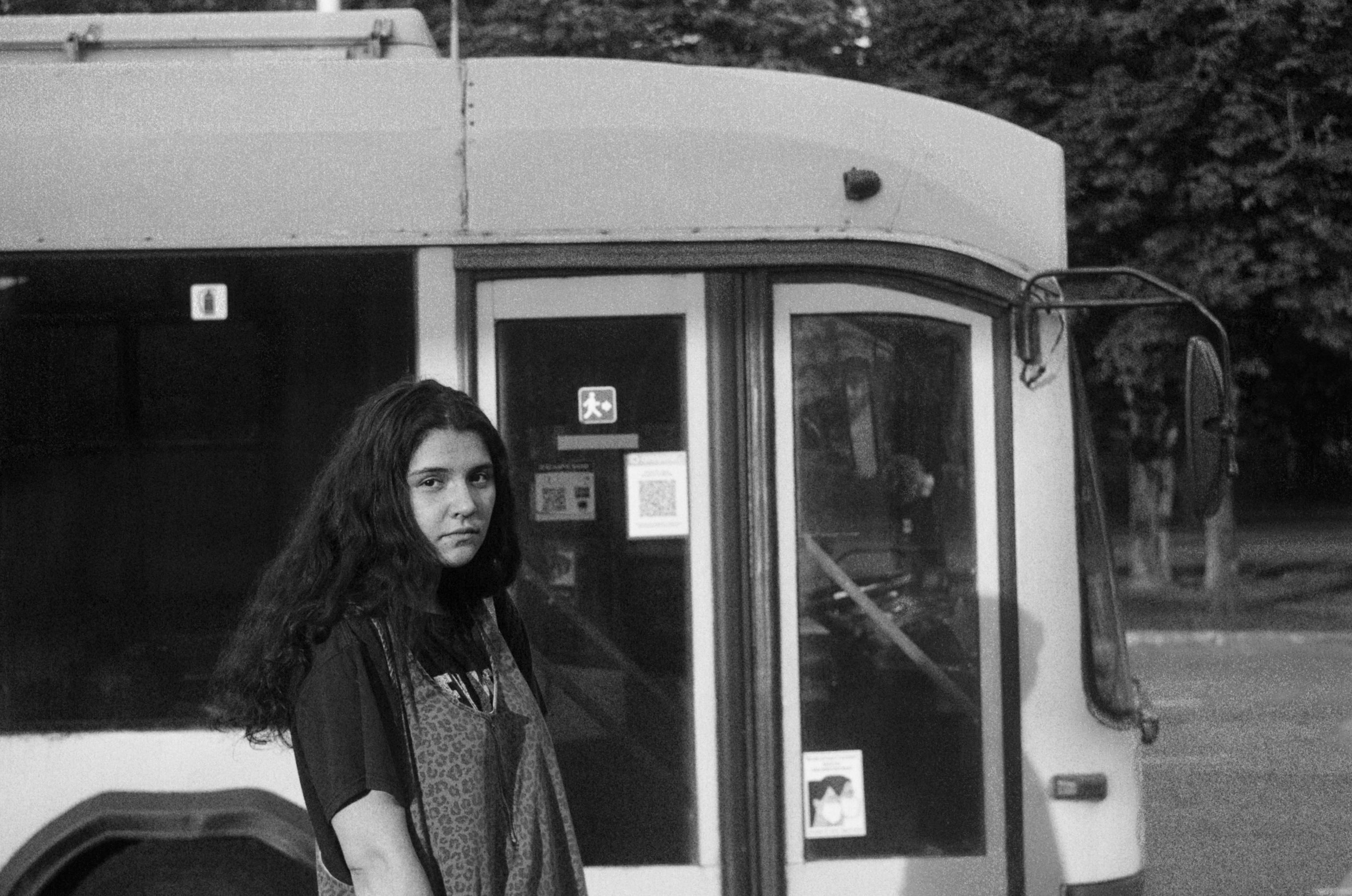 Grayscale Photography of Bus · Free Stock Photo