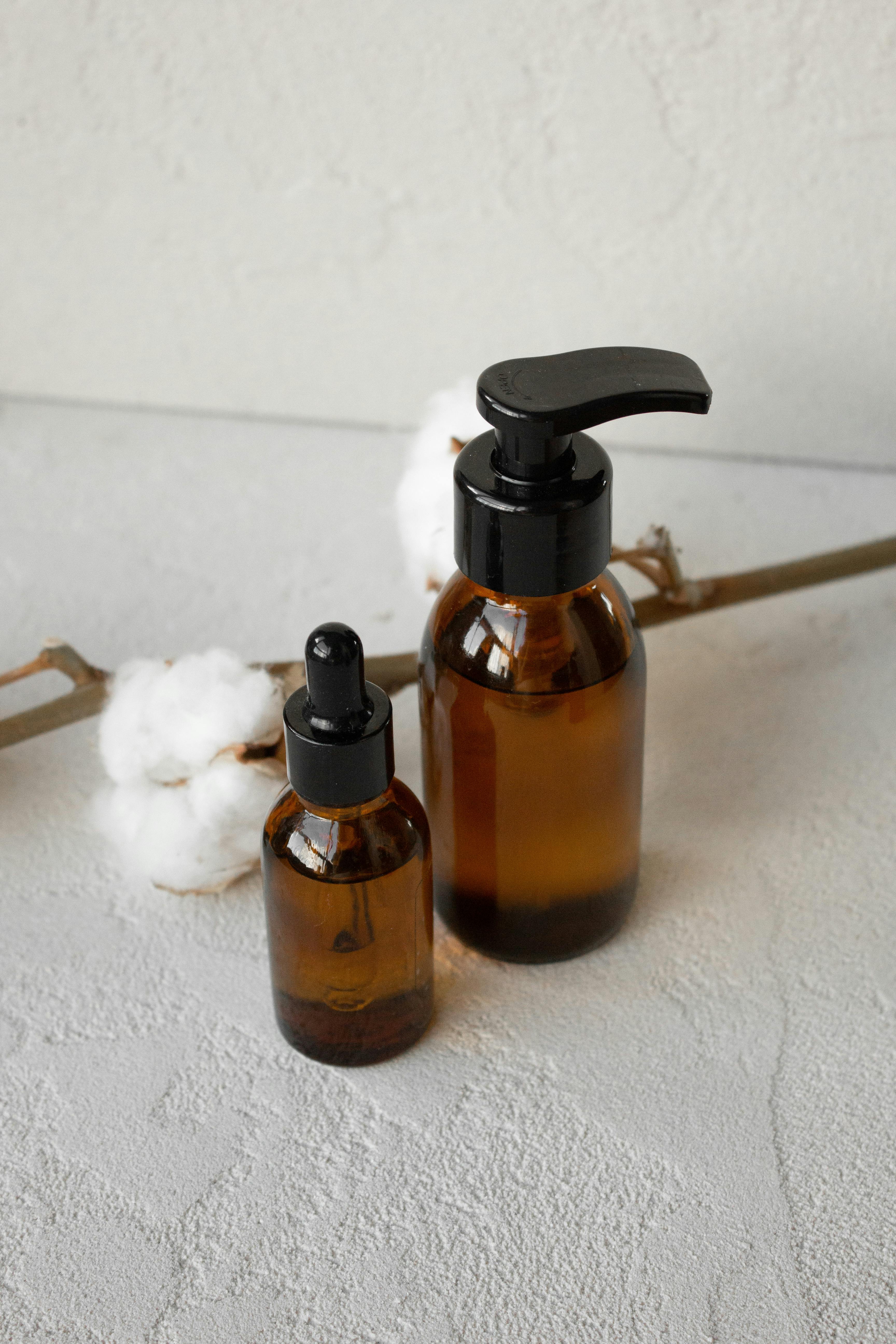 Brown and Black Pump Bottle · Free Stock Photo