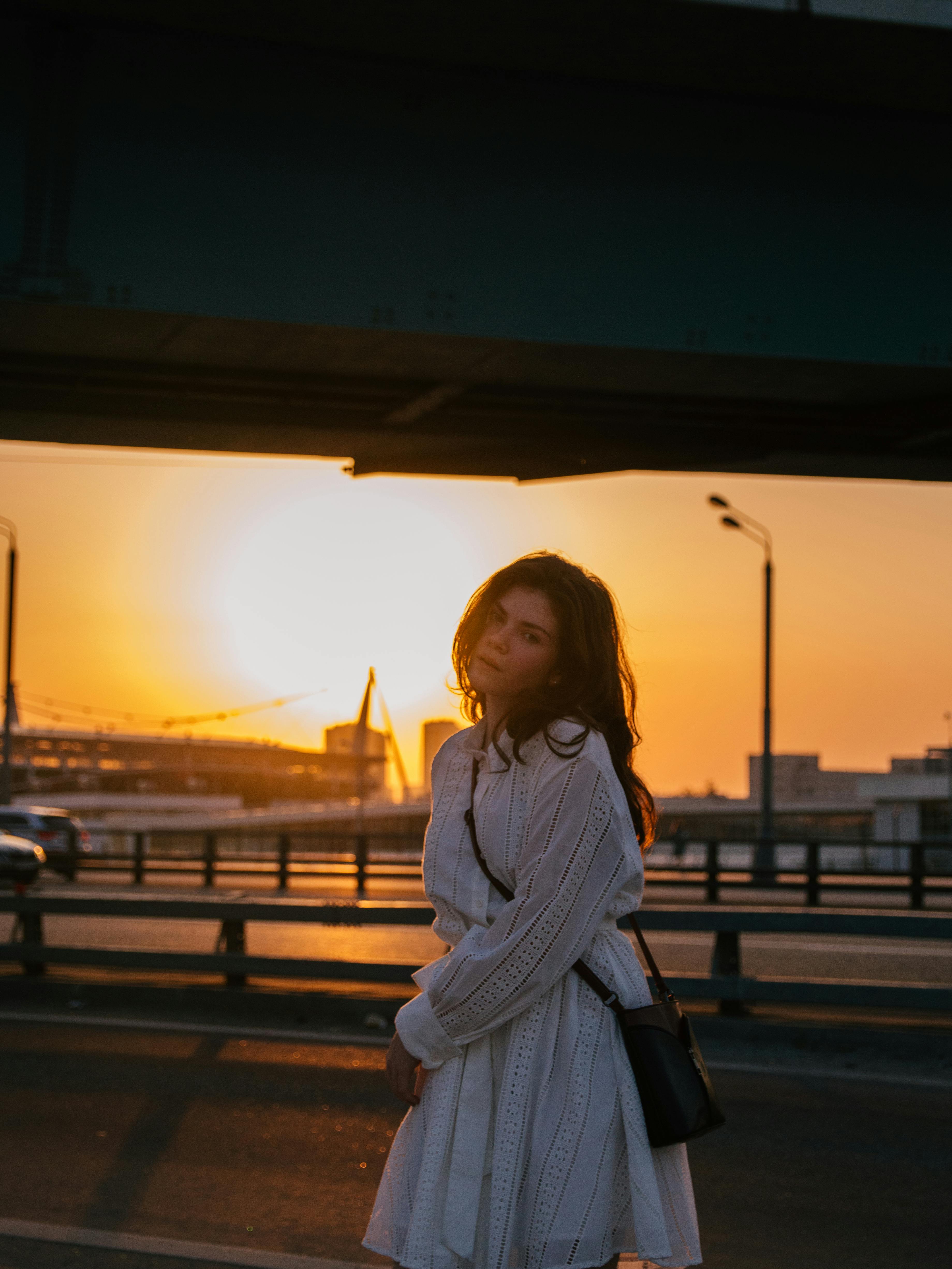 People Standing Under the Bridge · Free Stock Photo