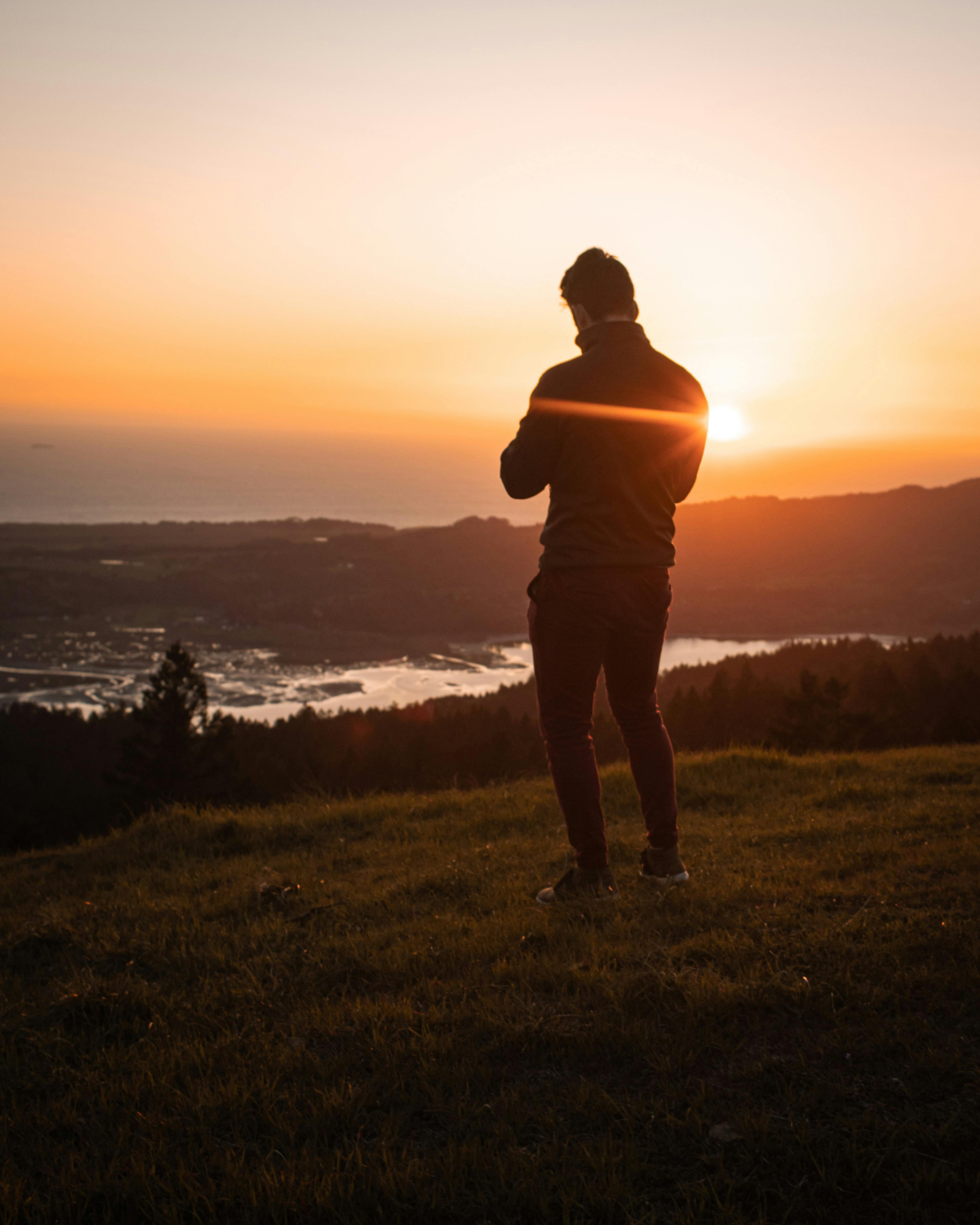 Person Sunset Photos, Download Free Person Sunset Stock Photos & HD Images