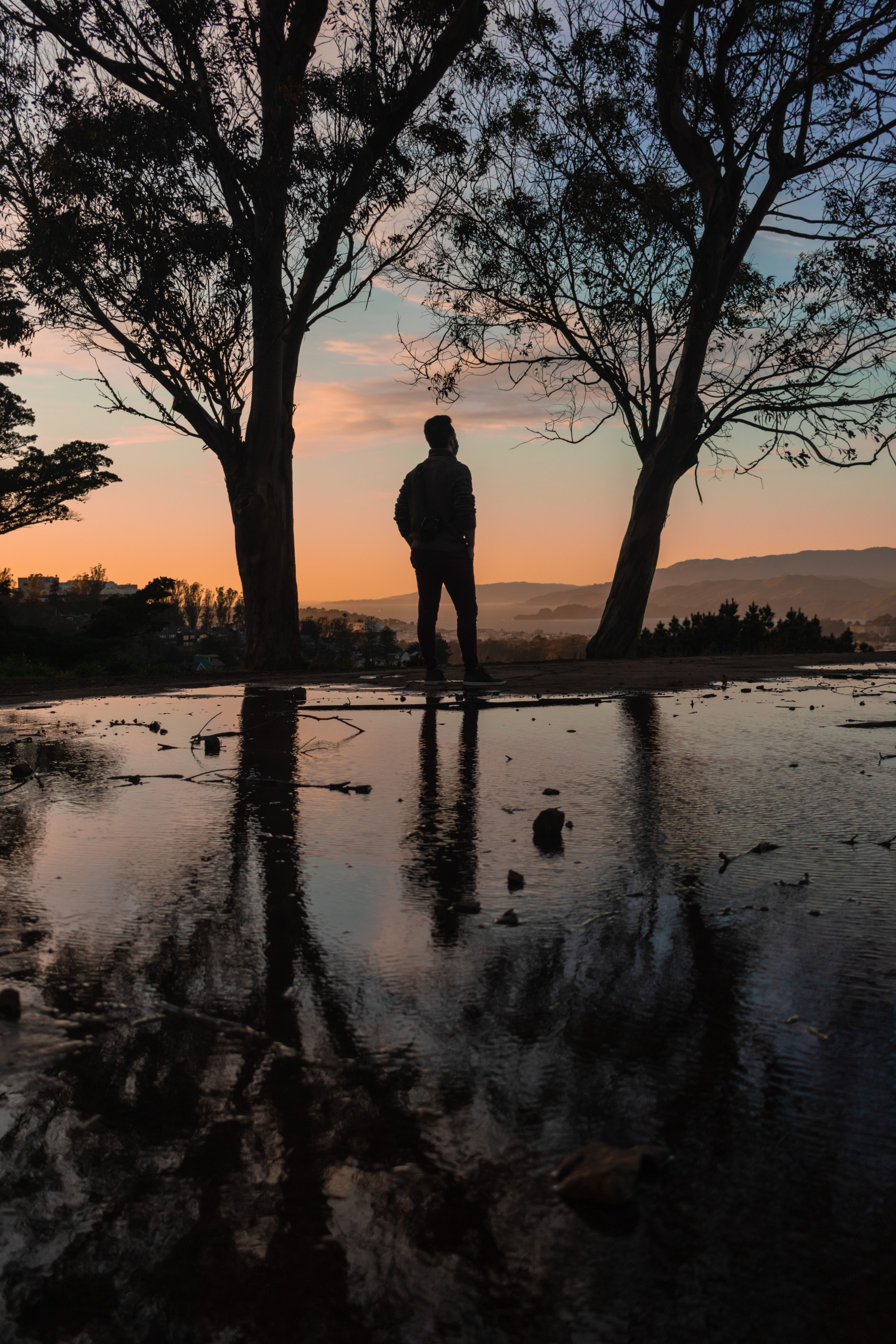 Man Praying at Dawn · Free Stock Photo