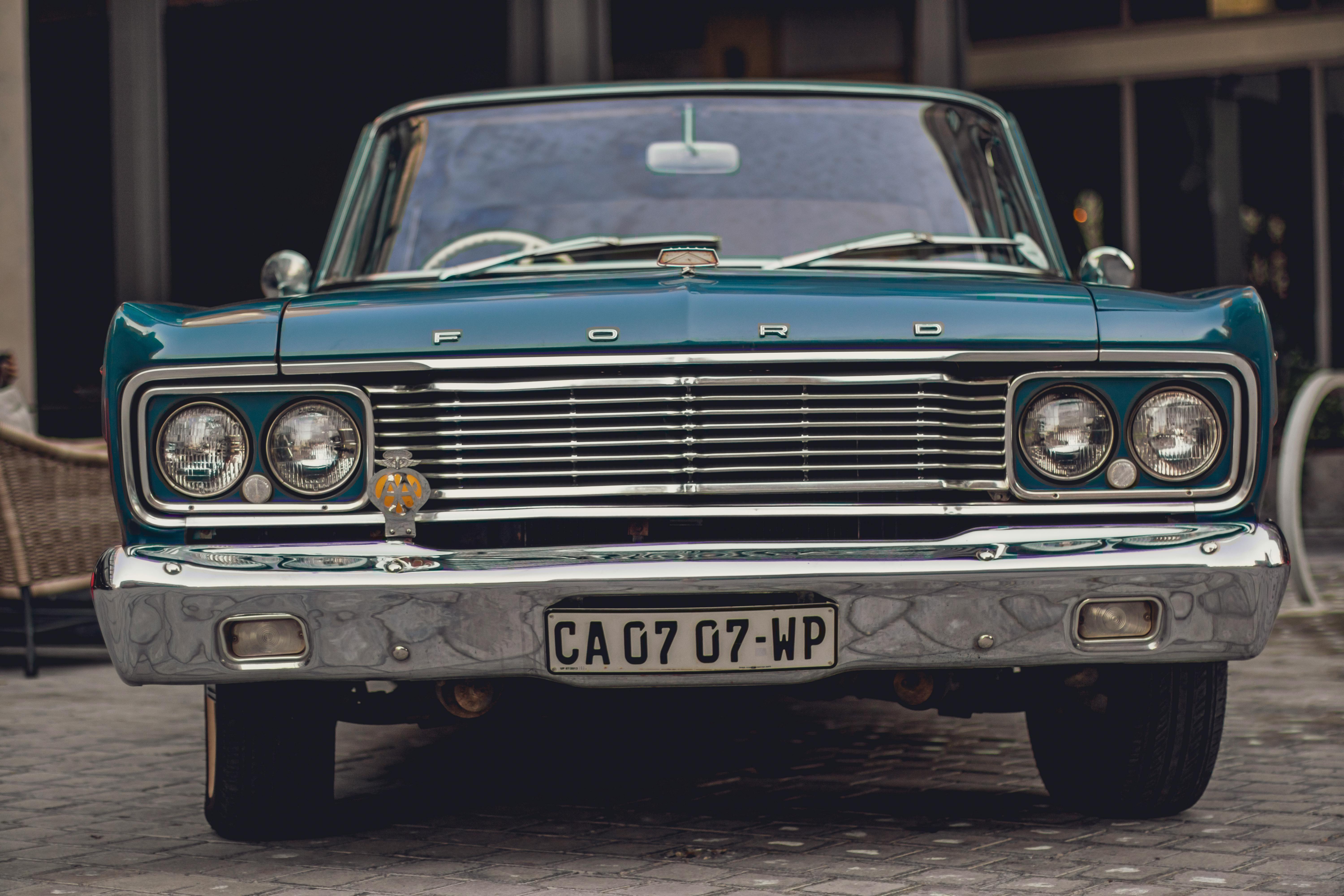 White Vehicle in Road Close-up Photography · Free Stock Photo