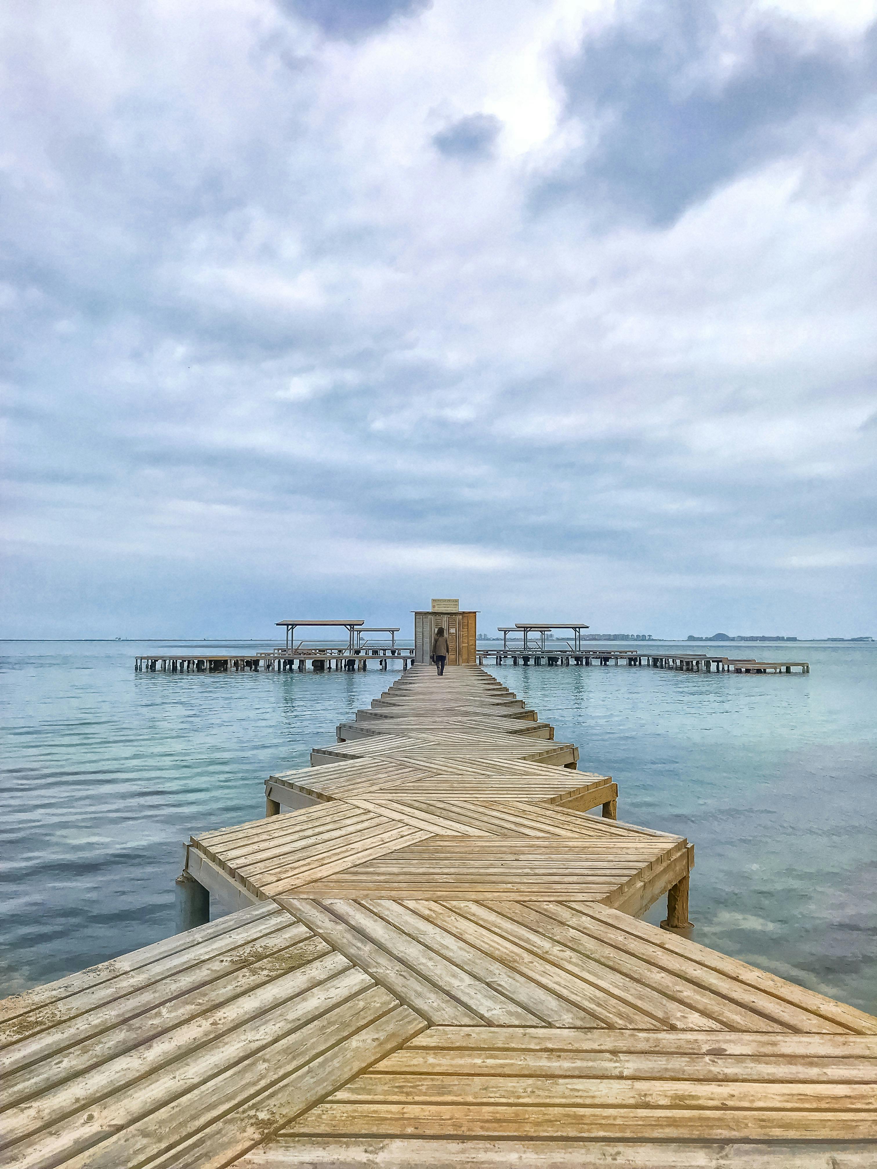 Wooden Boardwalk on the Sea · Free Stock Photo