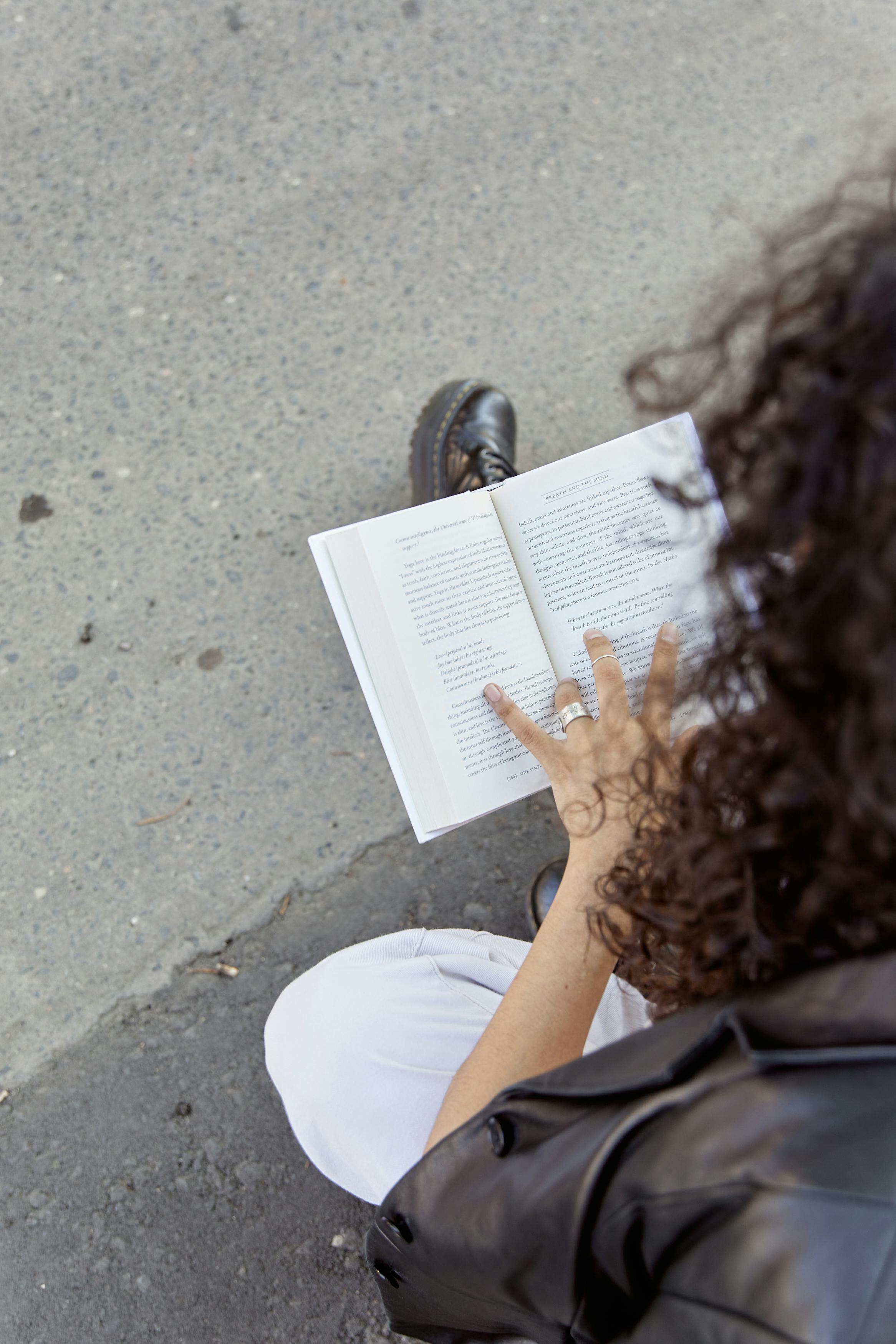 A Person Reading a Book · Free Stock Photo