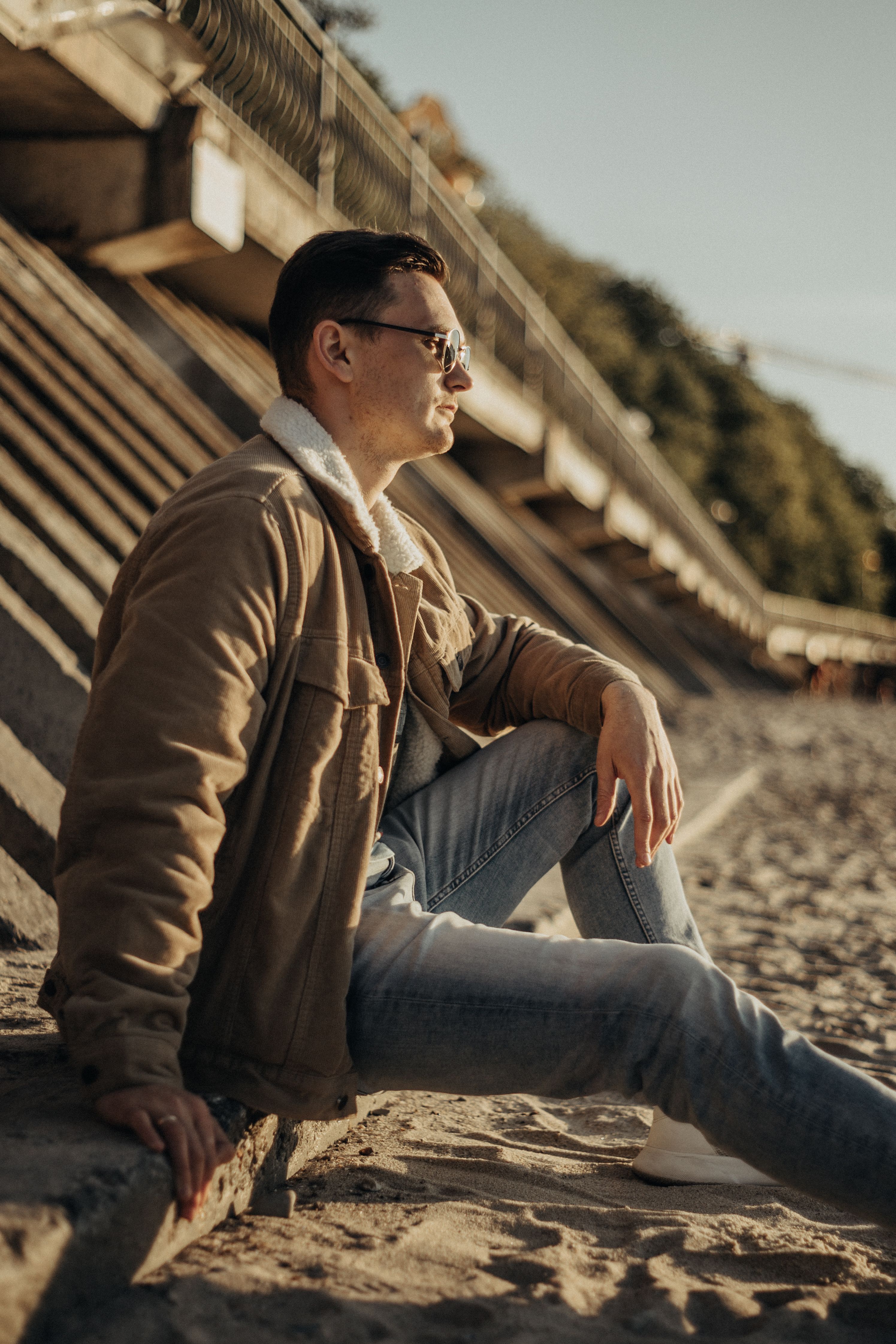 Man in Denim Jacket · Free Stock Photo