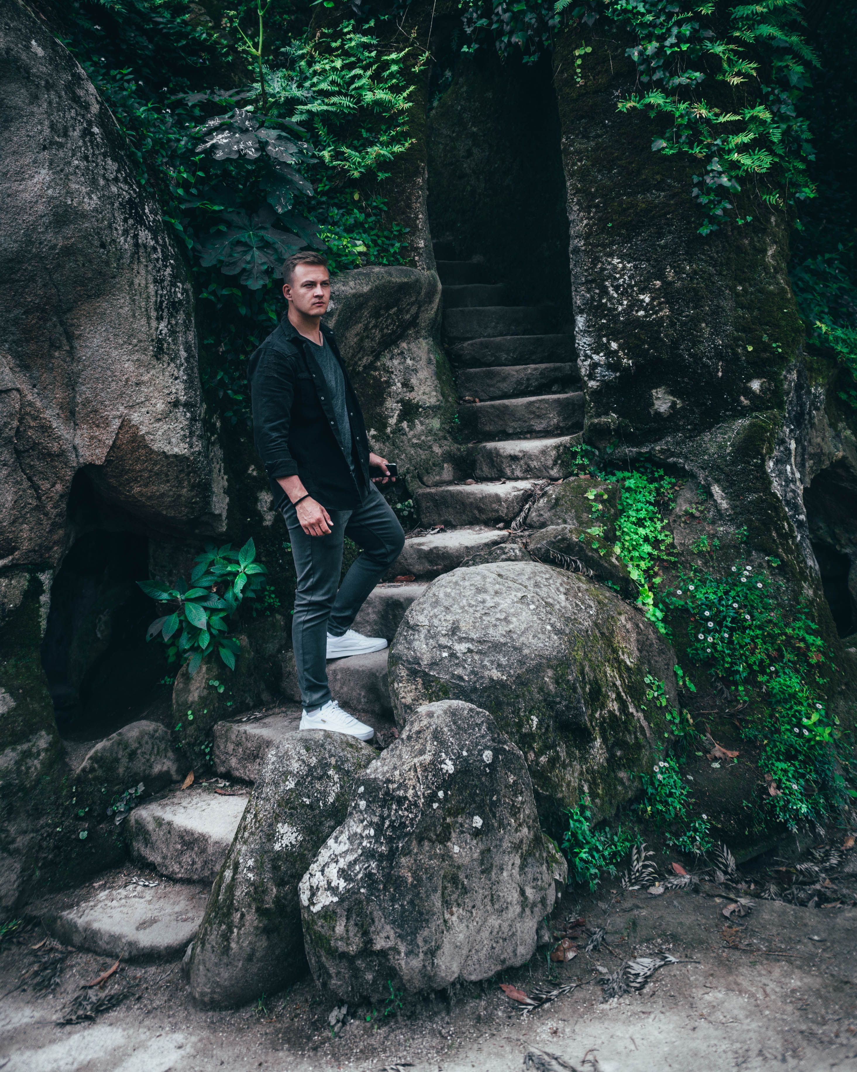 Man Standing on Stairs · Free Stock Photo