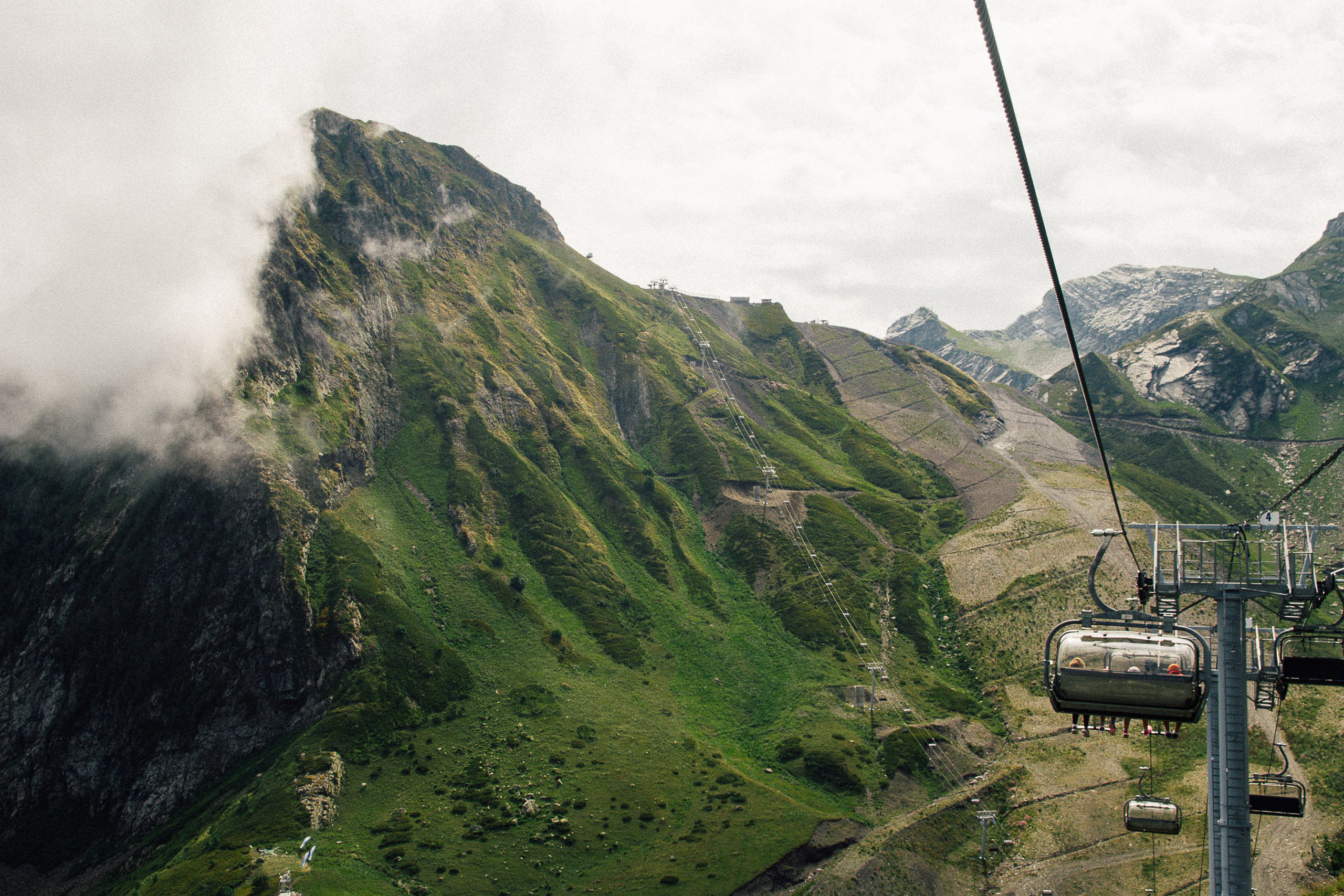 Cable Cars over Valley · Free Stock Photo