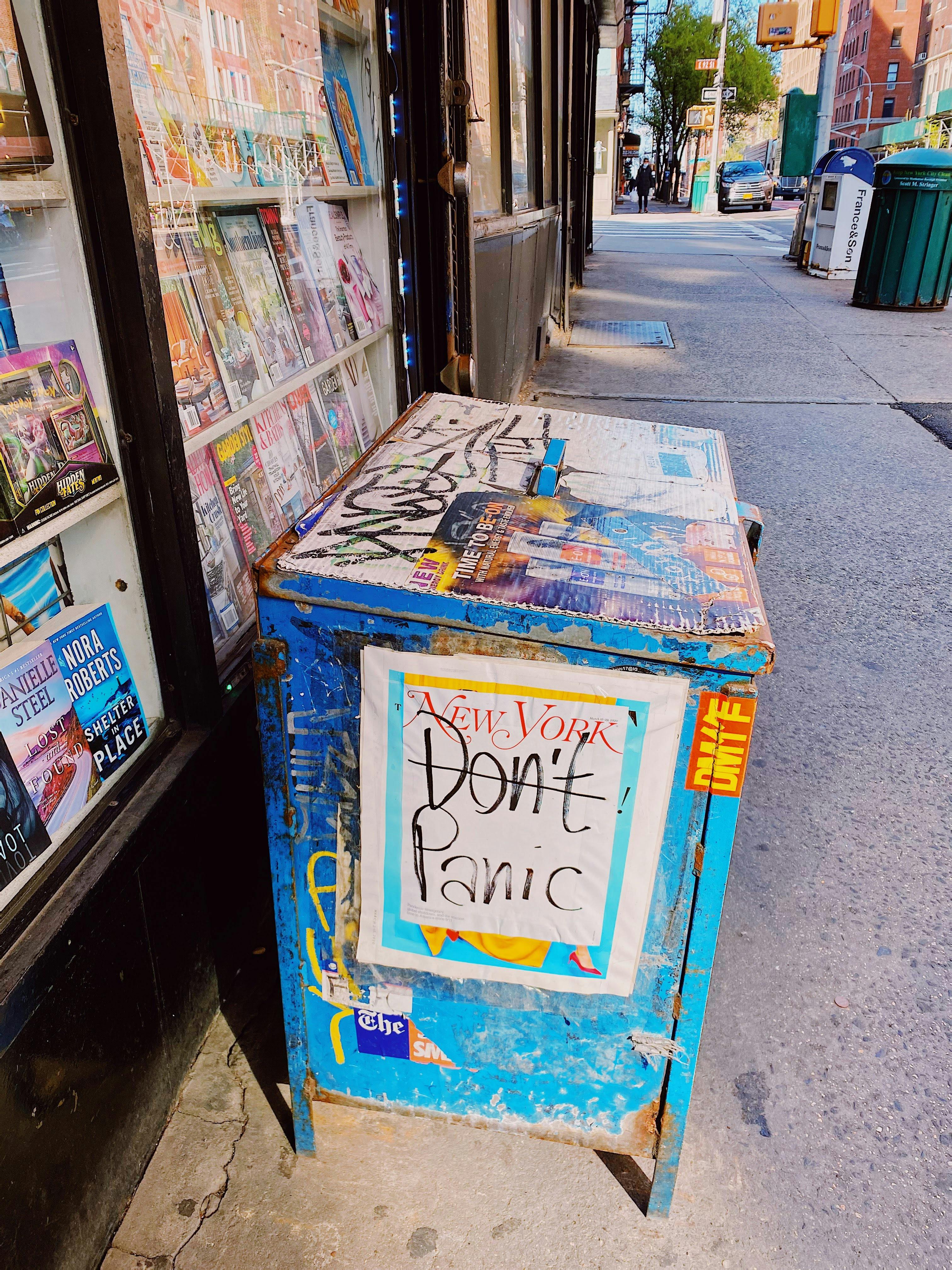 Magazine Stall on Street Sidewalk · Free Stock Photo