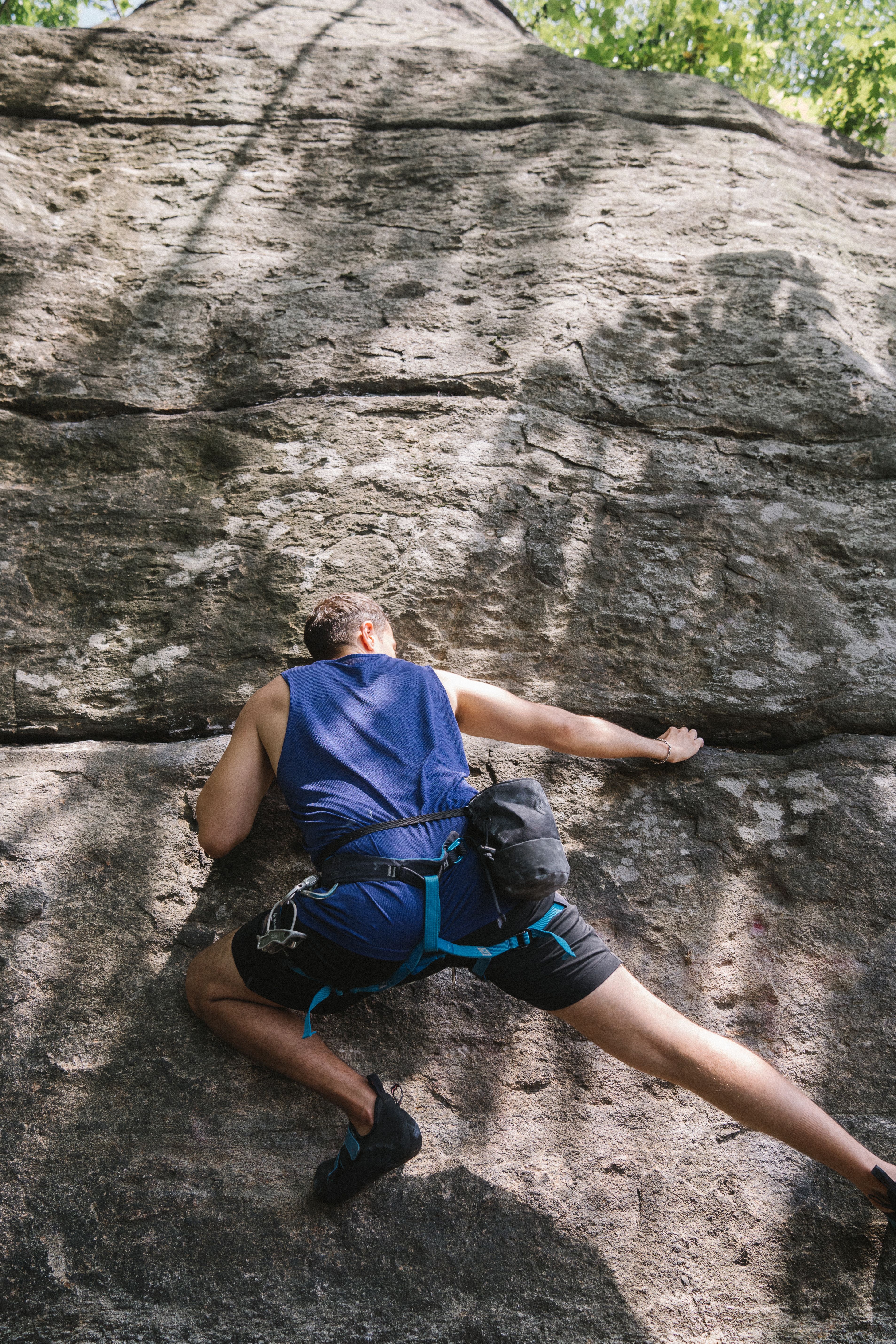 Man Doing Rock Climbing · Free Stock Photo