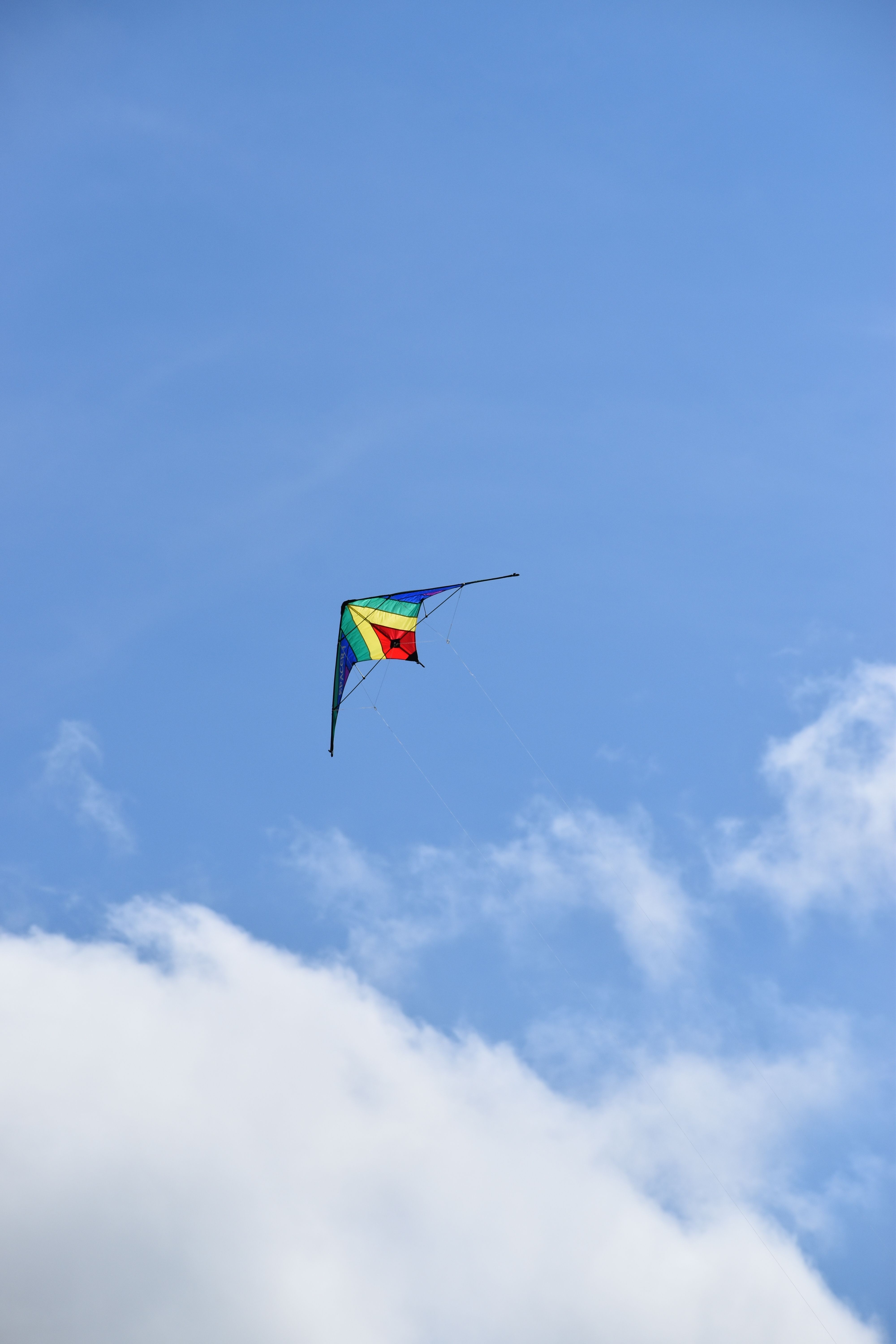 Colorful Kite on Clear Sky · Free Stock Photo