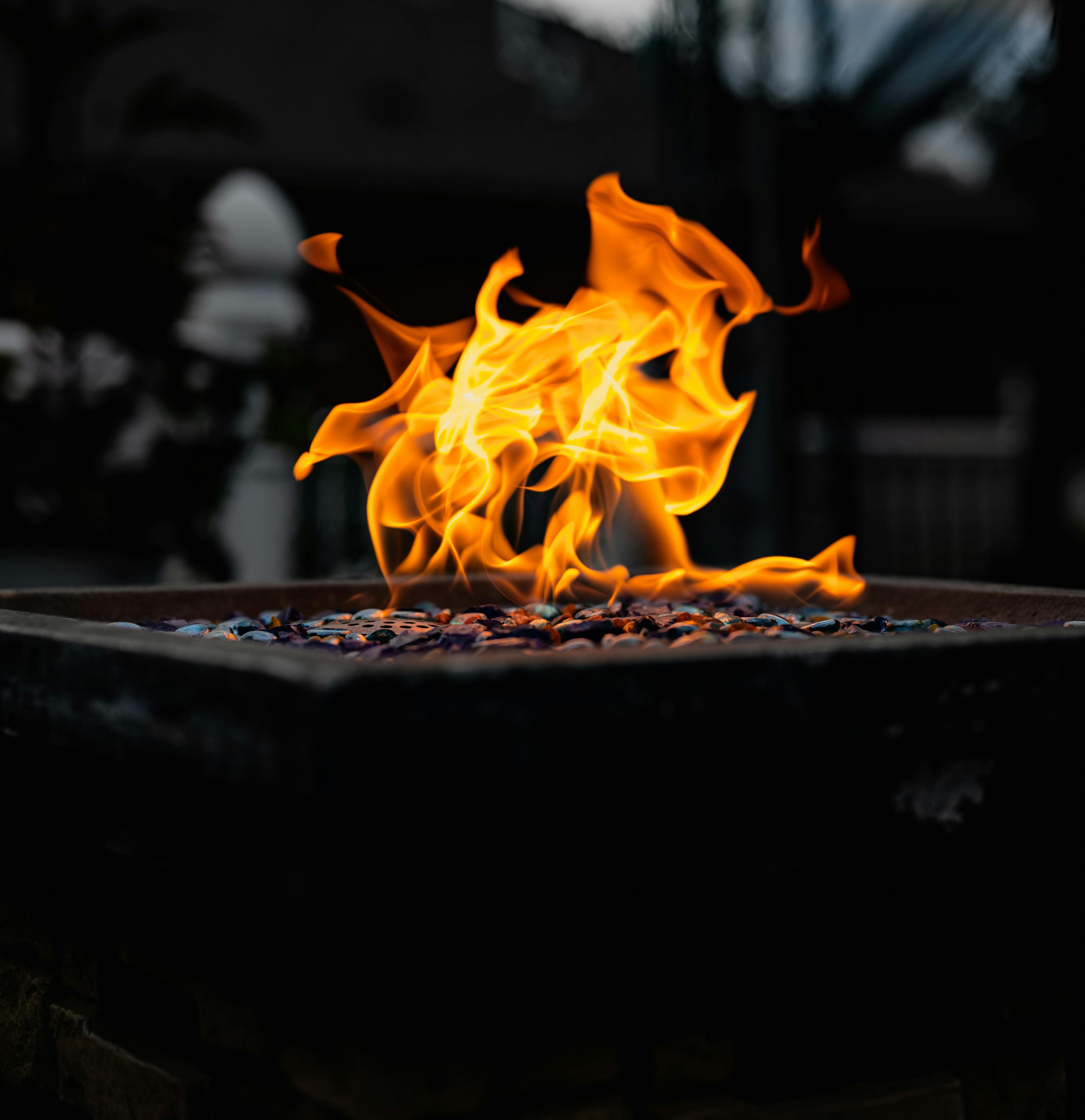 Close-Up Shot of a Burning Fire · Free Stock Photo