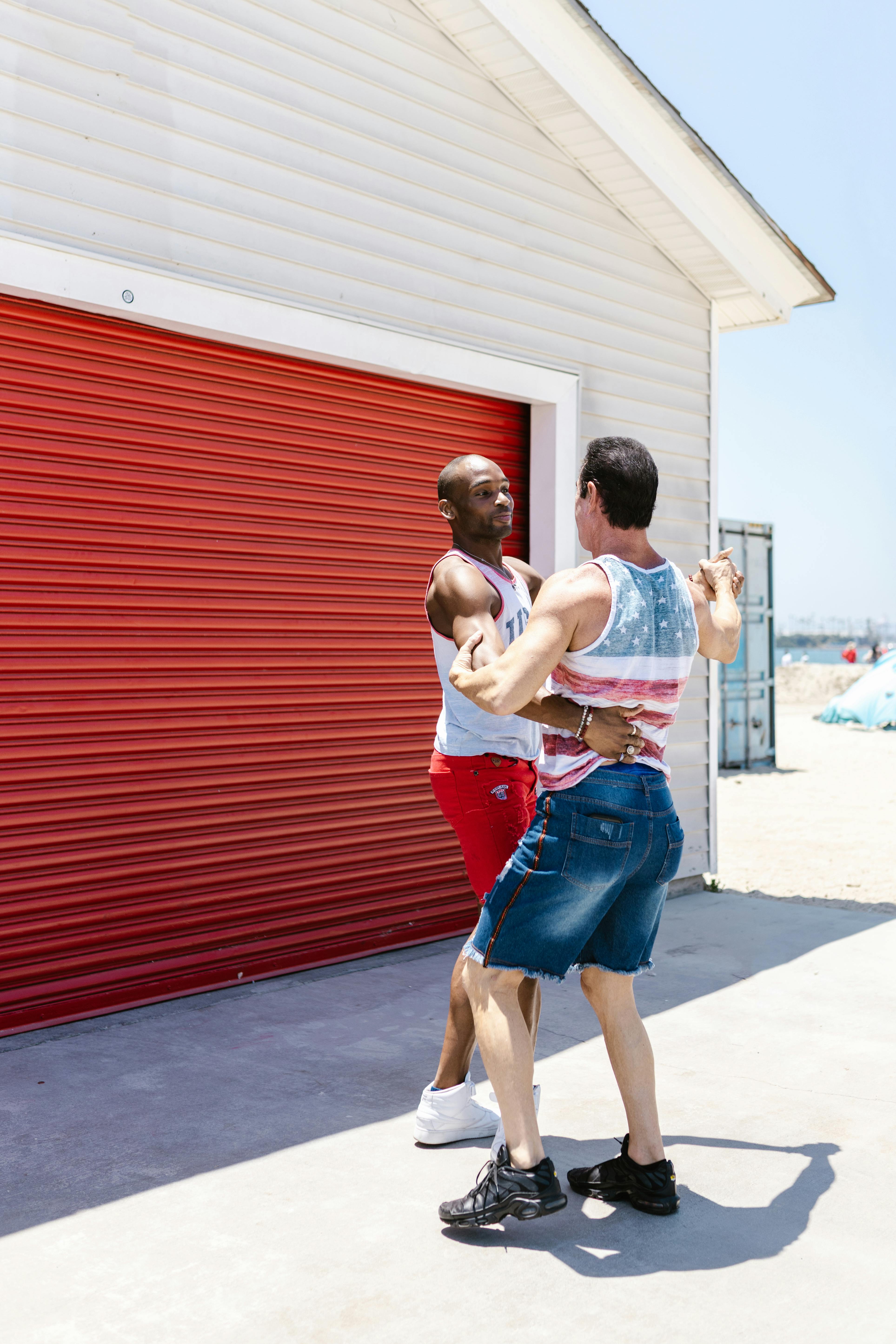 A Men Dancing Together · Free Stock Photo