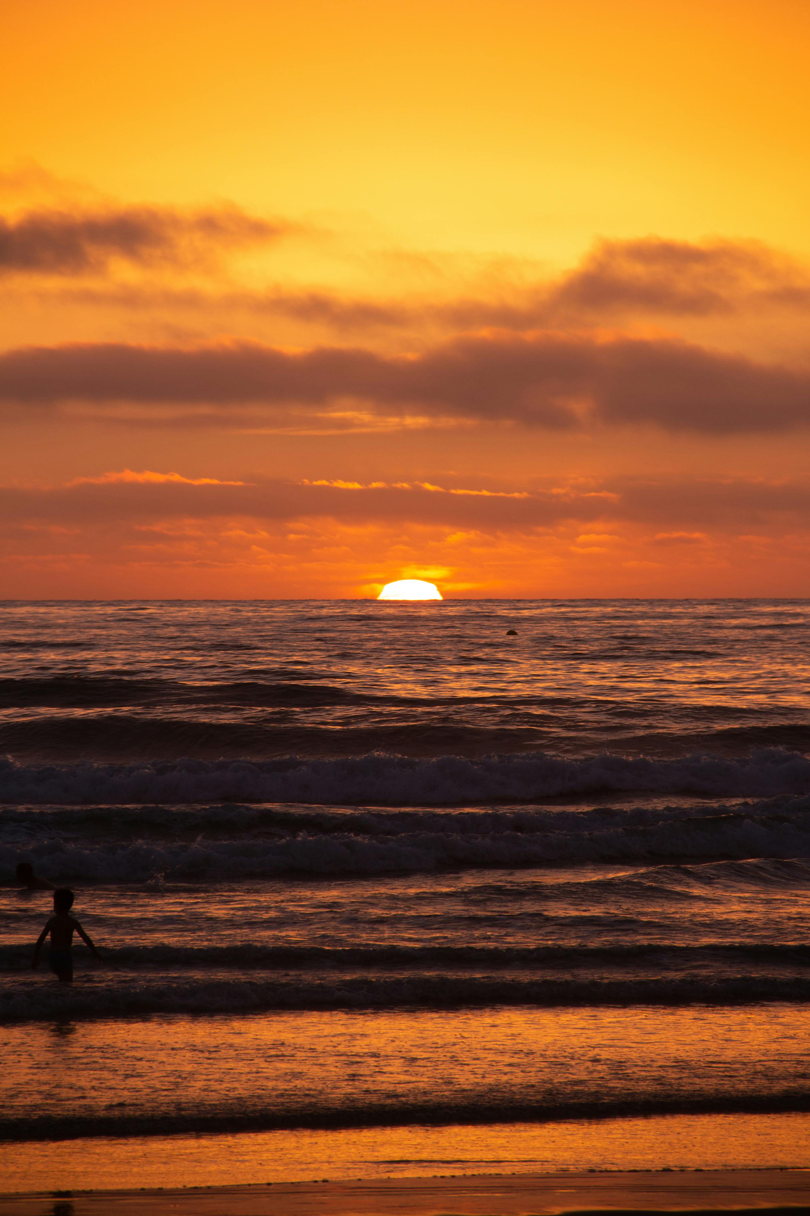 Ocean View During Sunset · Free Stock Photo