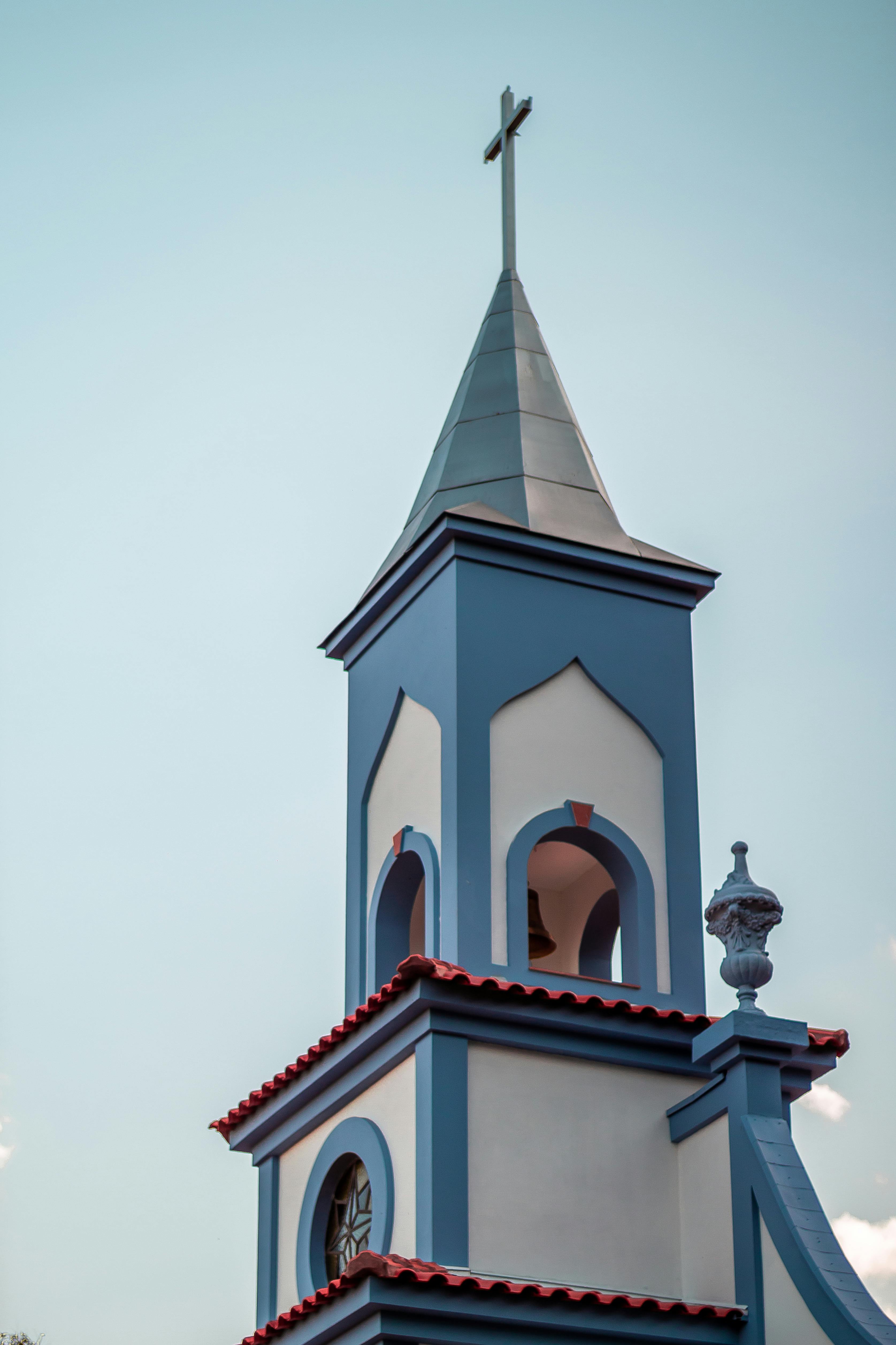 A Blue Bell Tower · Free Stock Photo