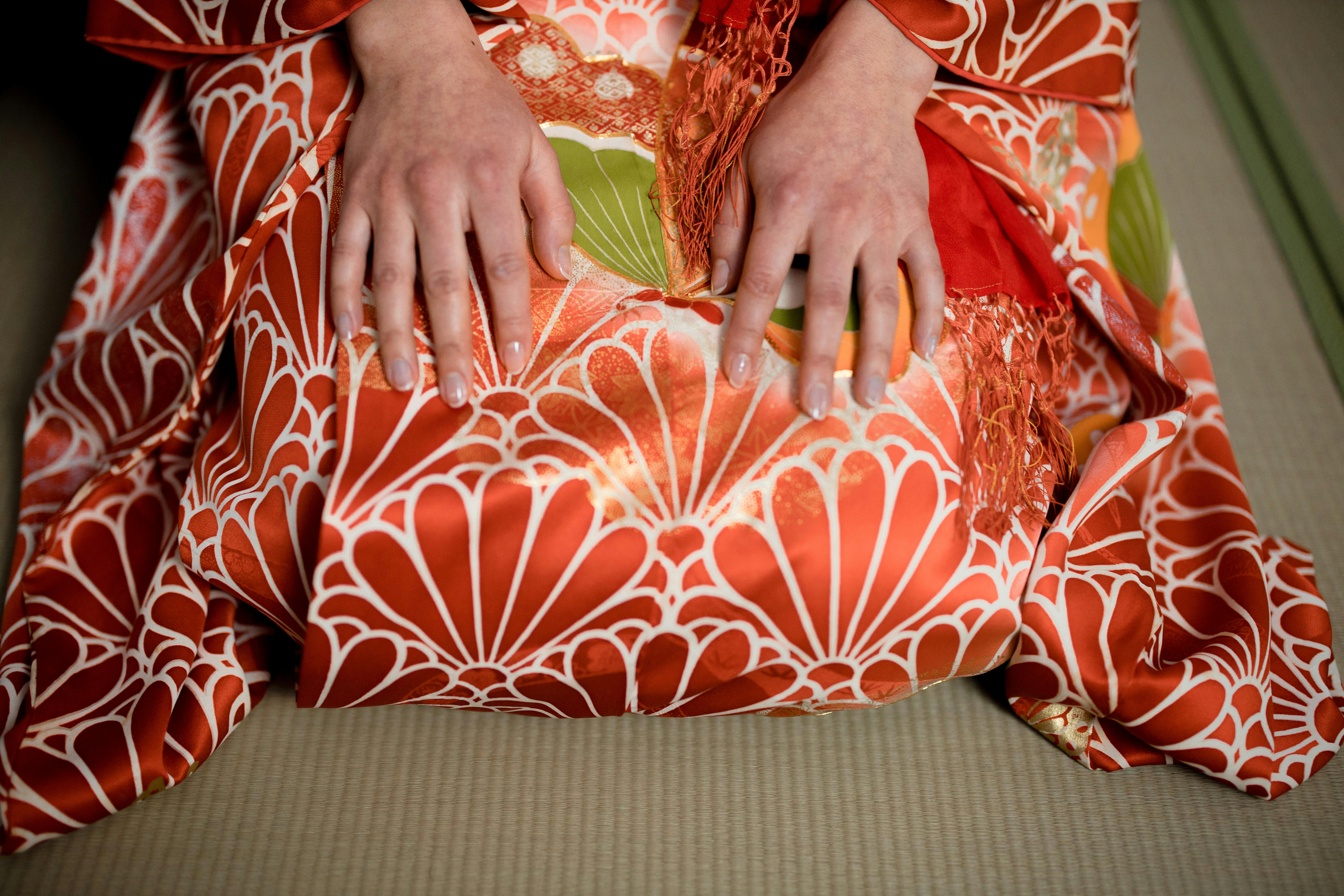 Woman Wearing Traditional Geisha Kimono · Free Stock Photo