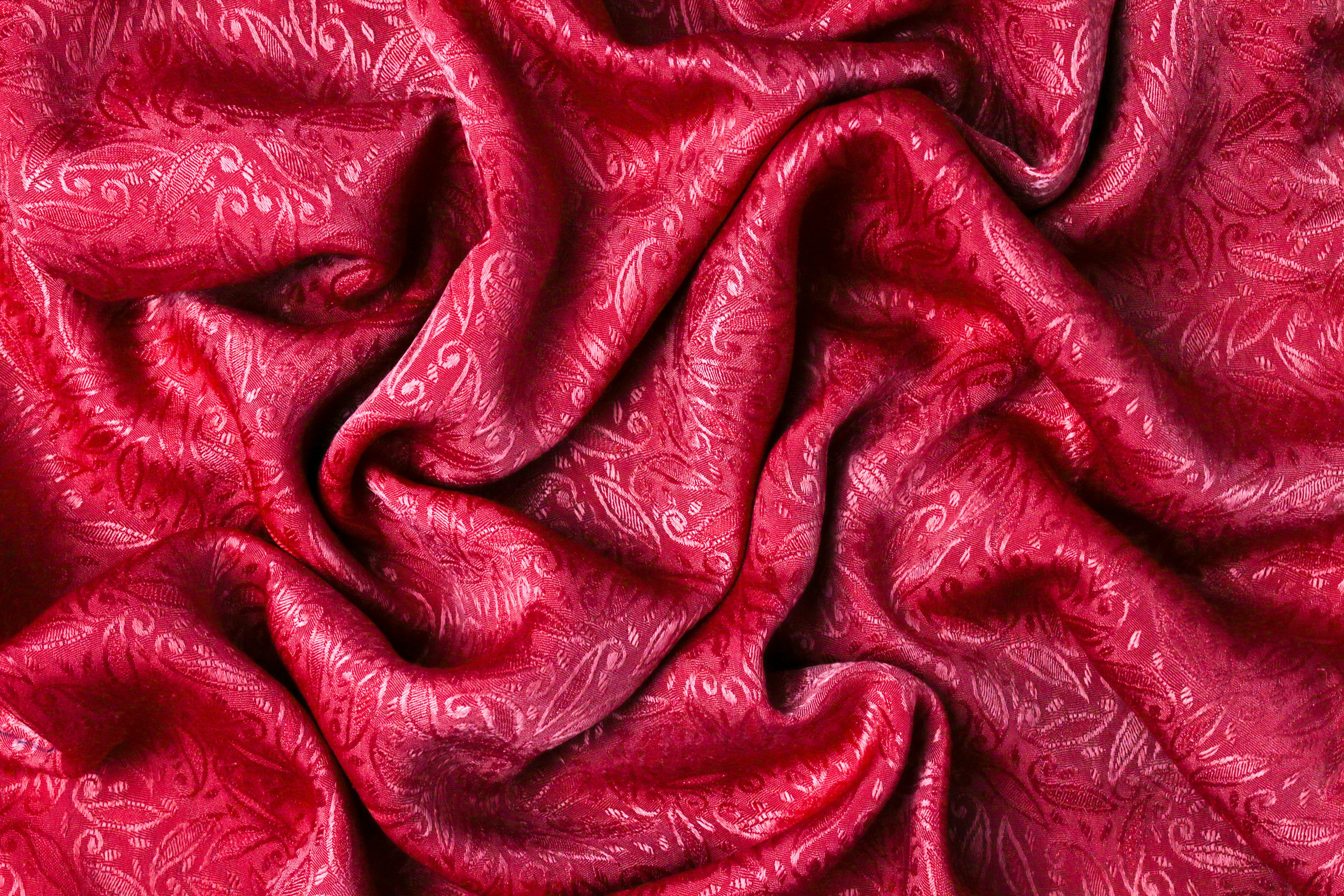 Close-up Shot of Crumpled Fabric · Free Stock Photo