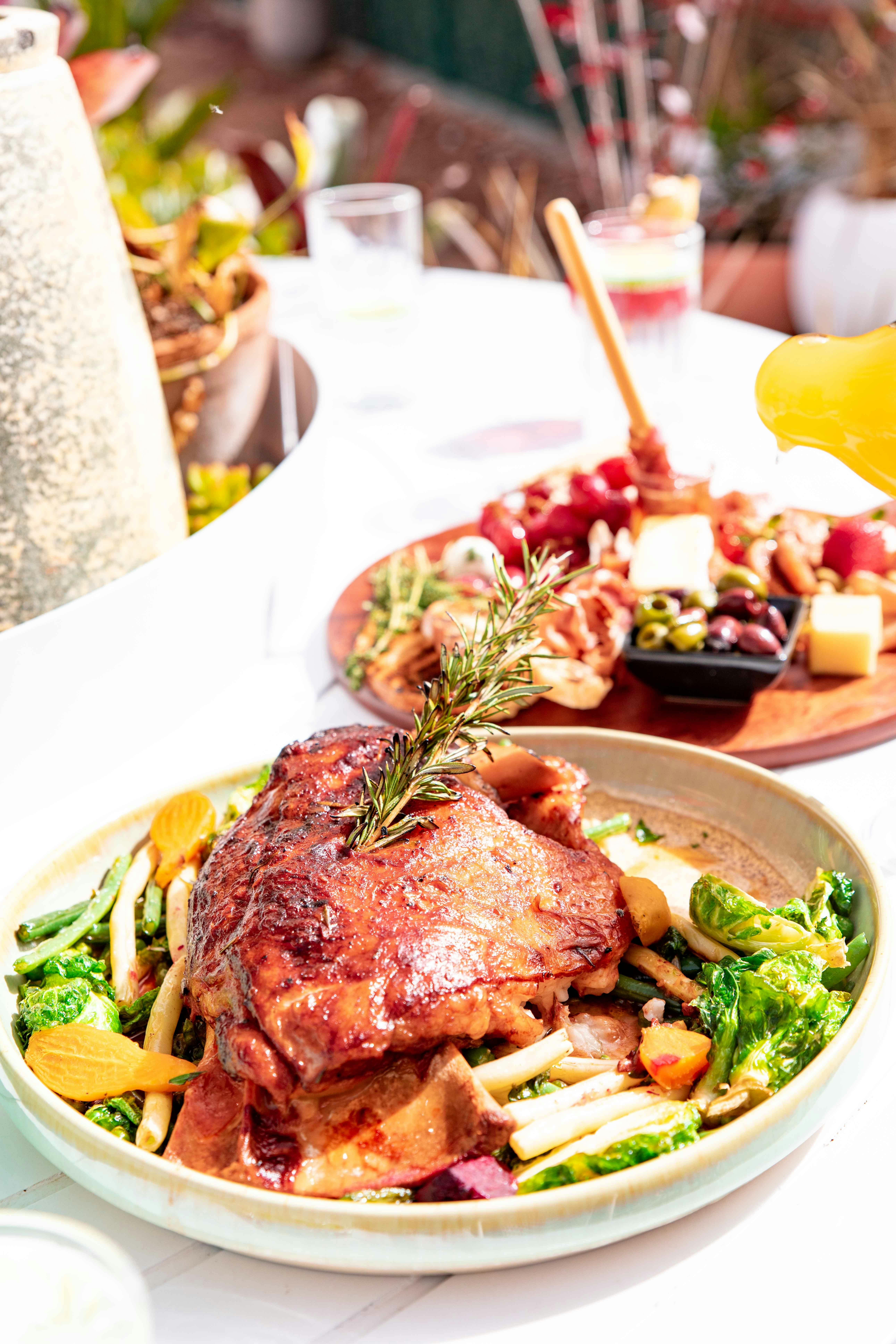 Vegetable Dish with Meat on Top · Free Stock Photo