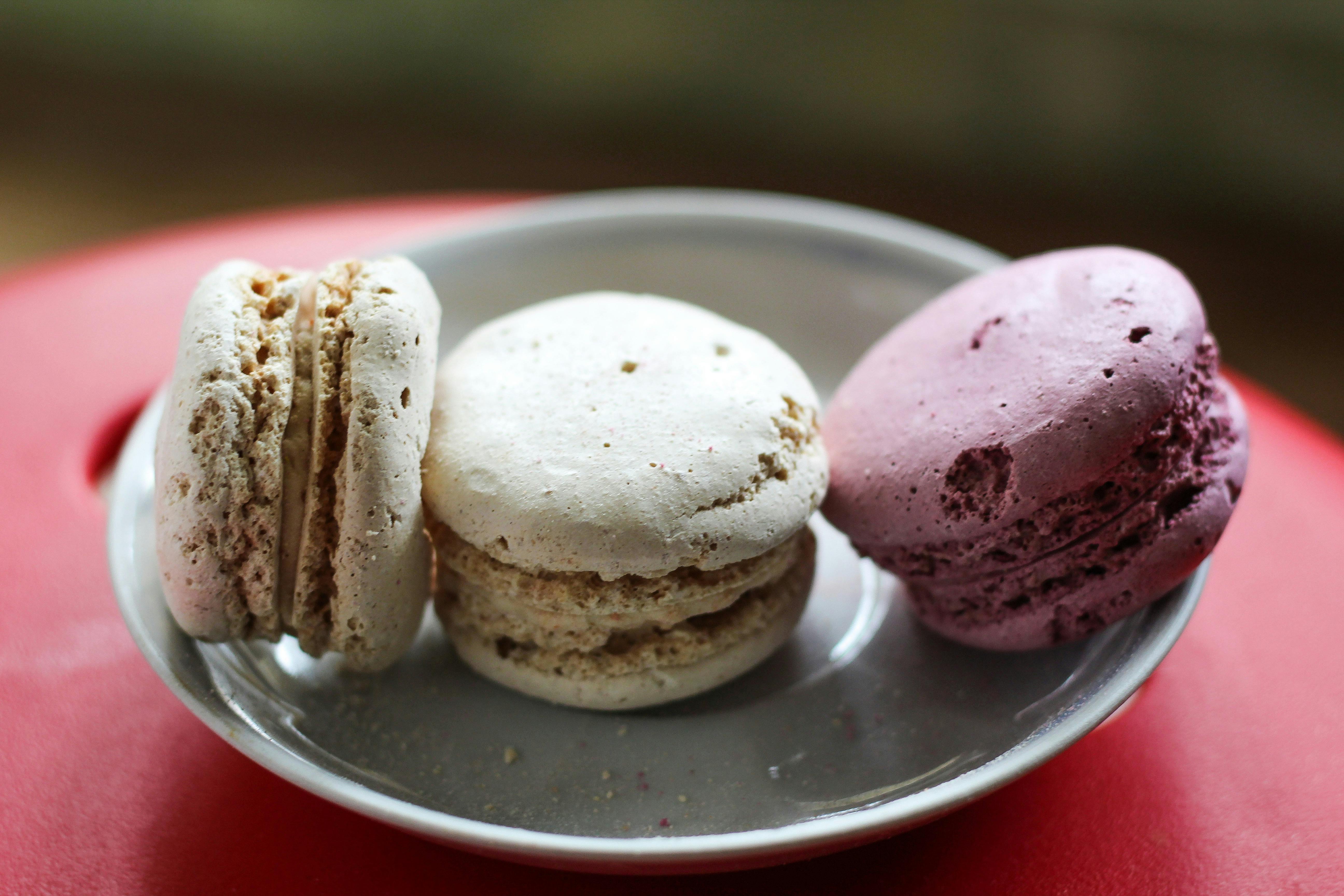 Colorful French Macarons on the Plate · Free Stock Photo
