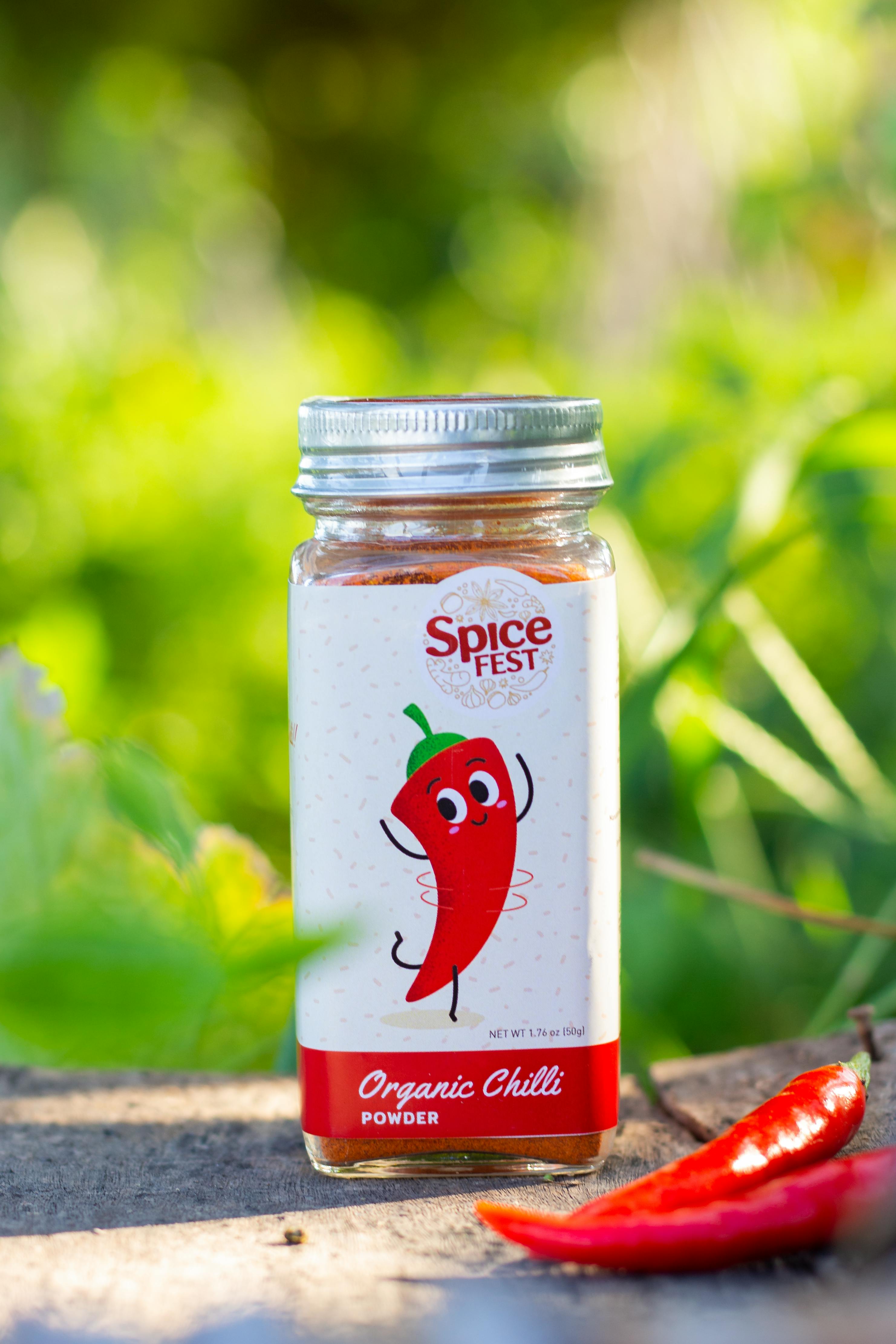 Organic Chilli Powder in a Glass Jar · Free Stock Photo