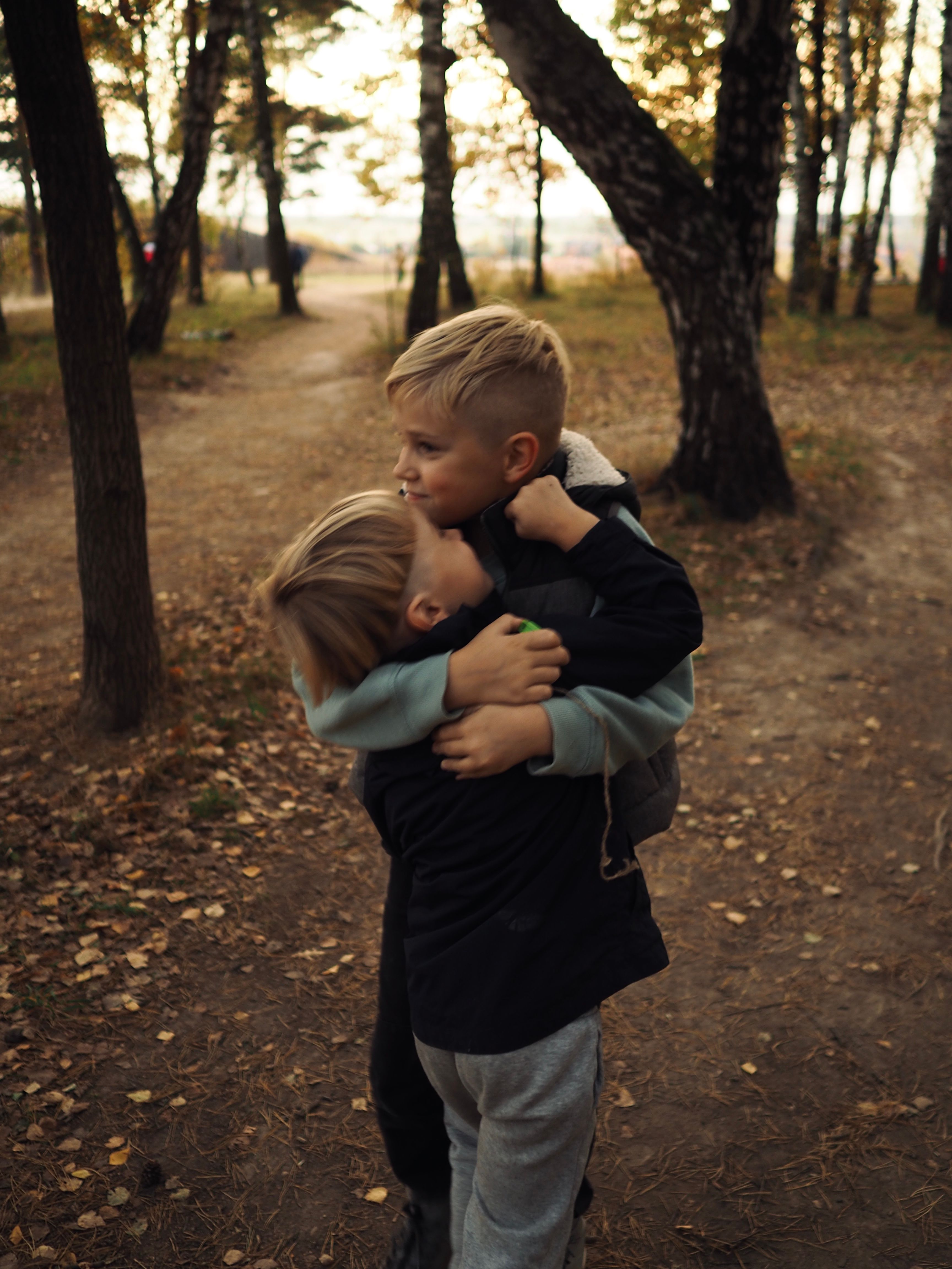Boys Hugging Each Other · Free Stock Photo