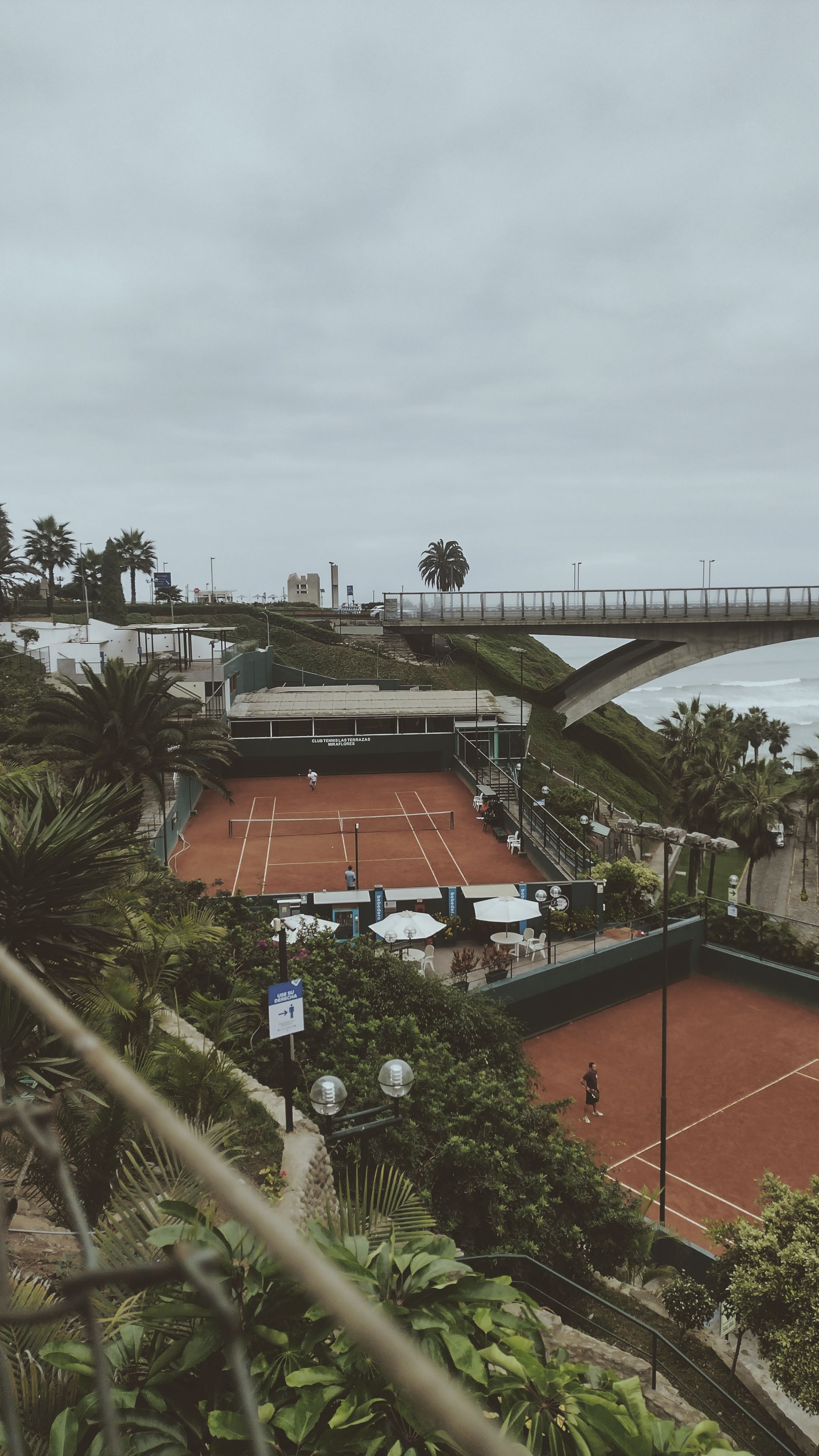 Tennis Courts on Tropical Resort · Free Stock Photo