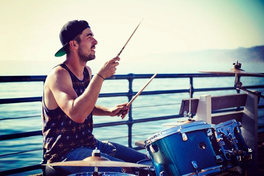 Drum Stick on Drum Top · Free Stock Photo