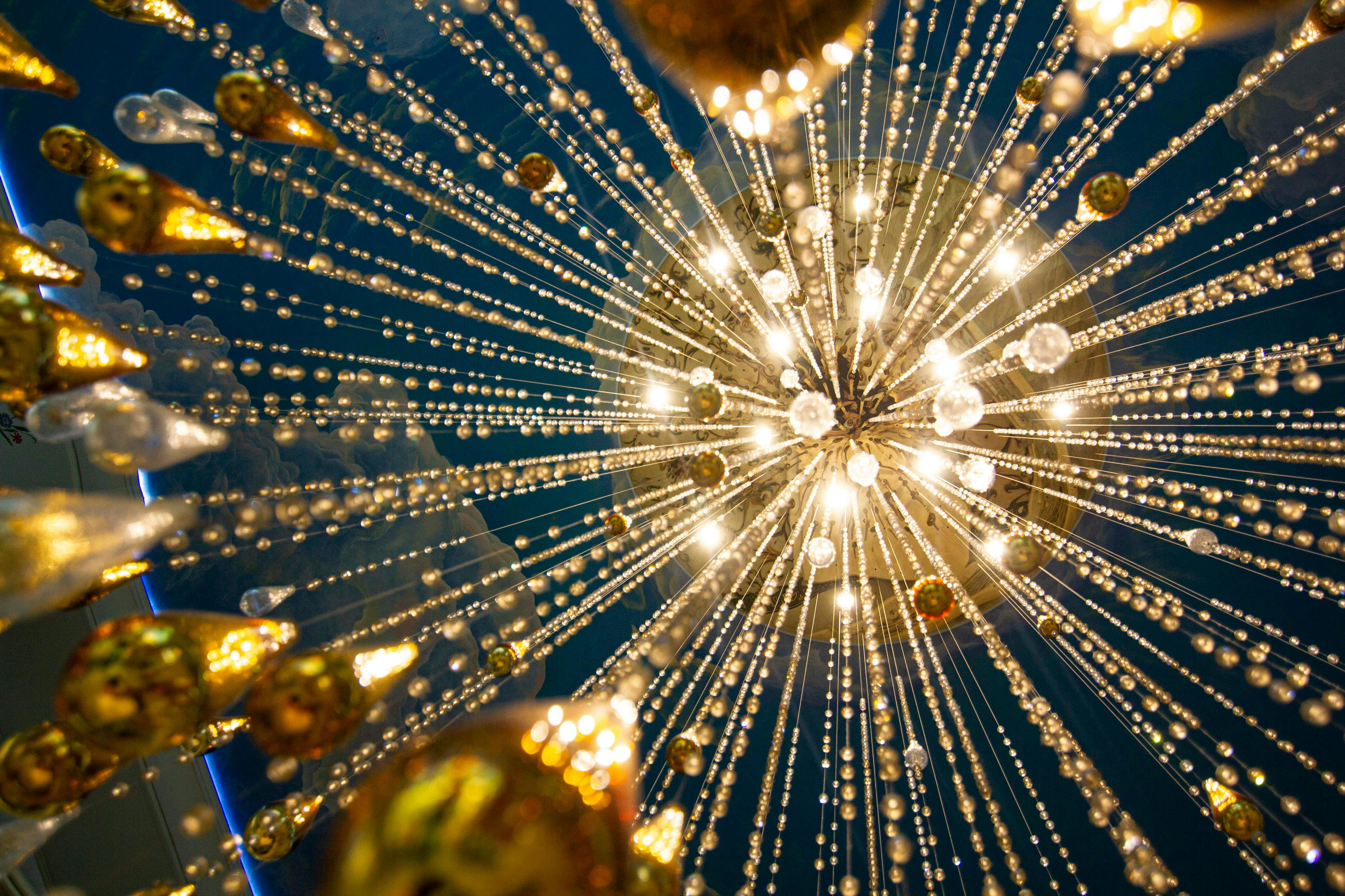 Dome with lights at dark night · Free Stock Photo