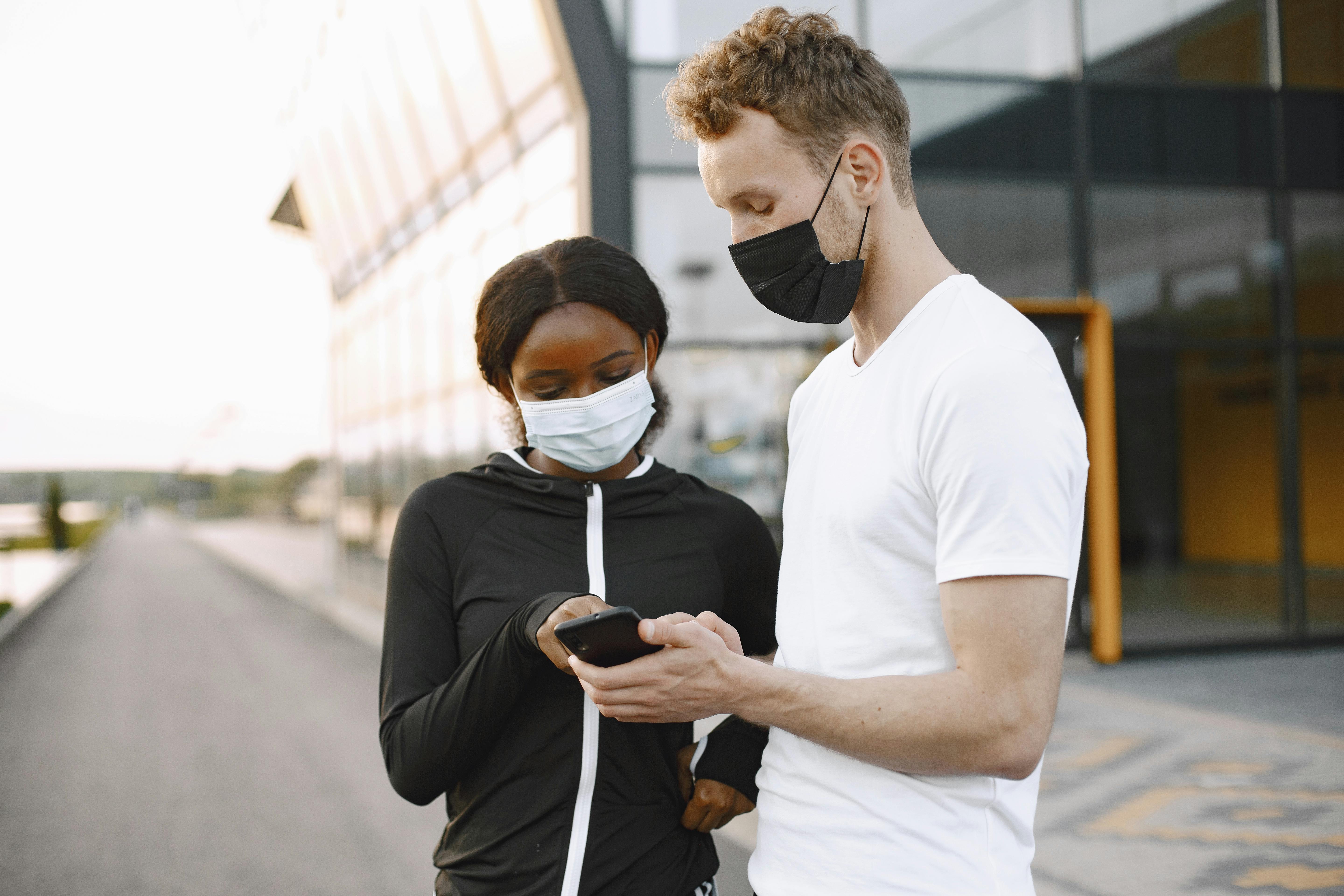 Two People with a Smart Phone · Free Stock Photo