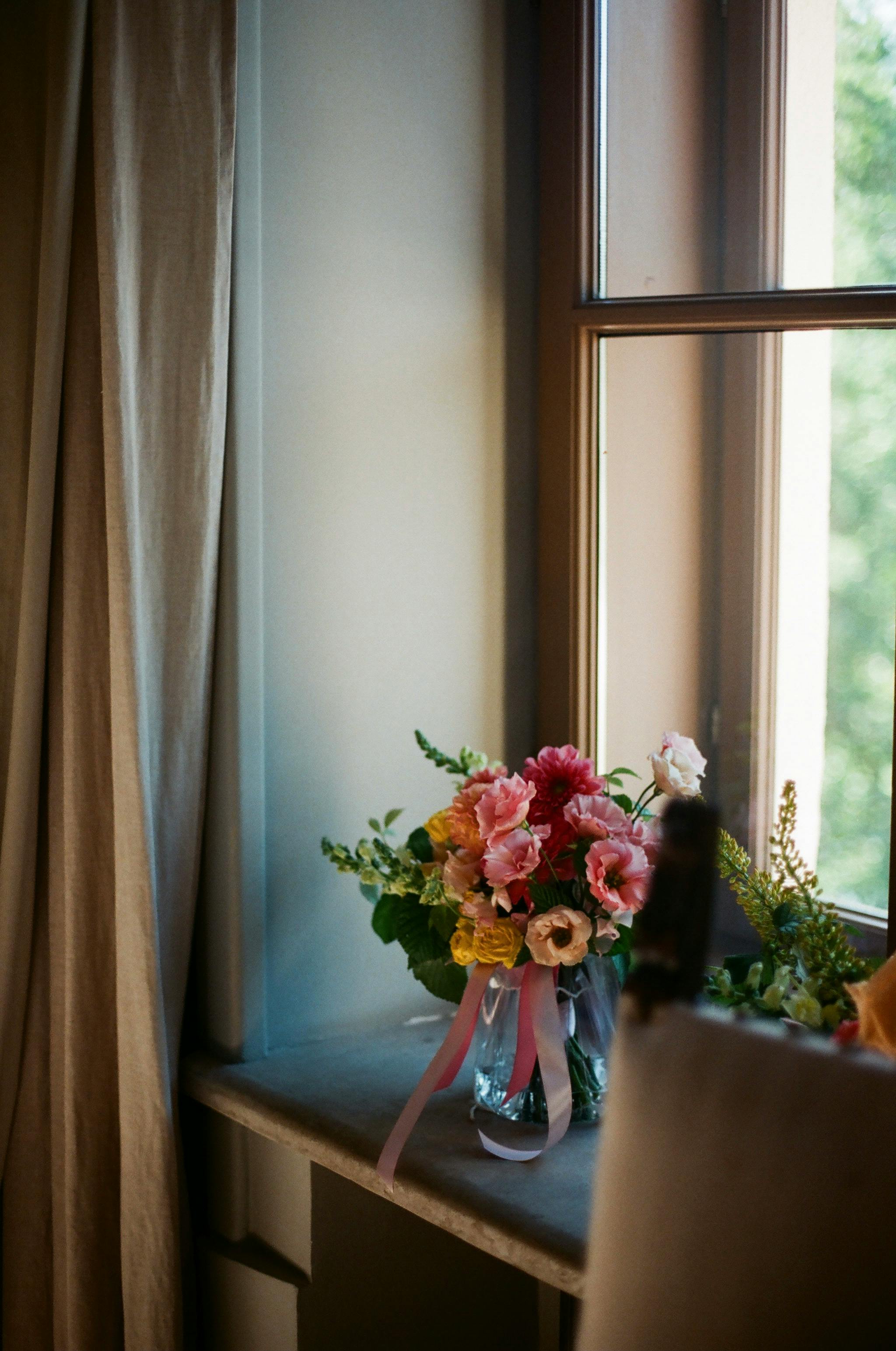 A Flower Vase beside a Window · Free Stock Photo
