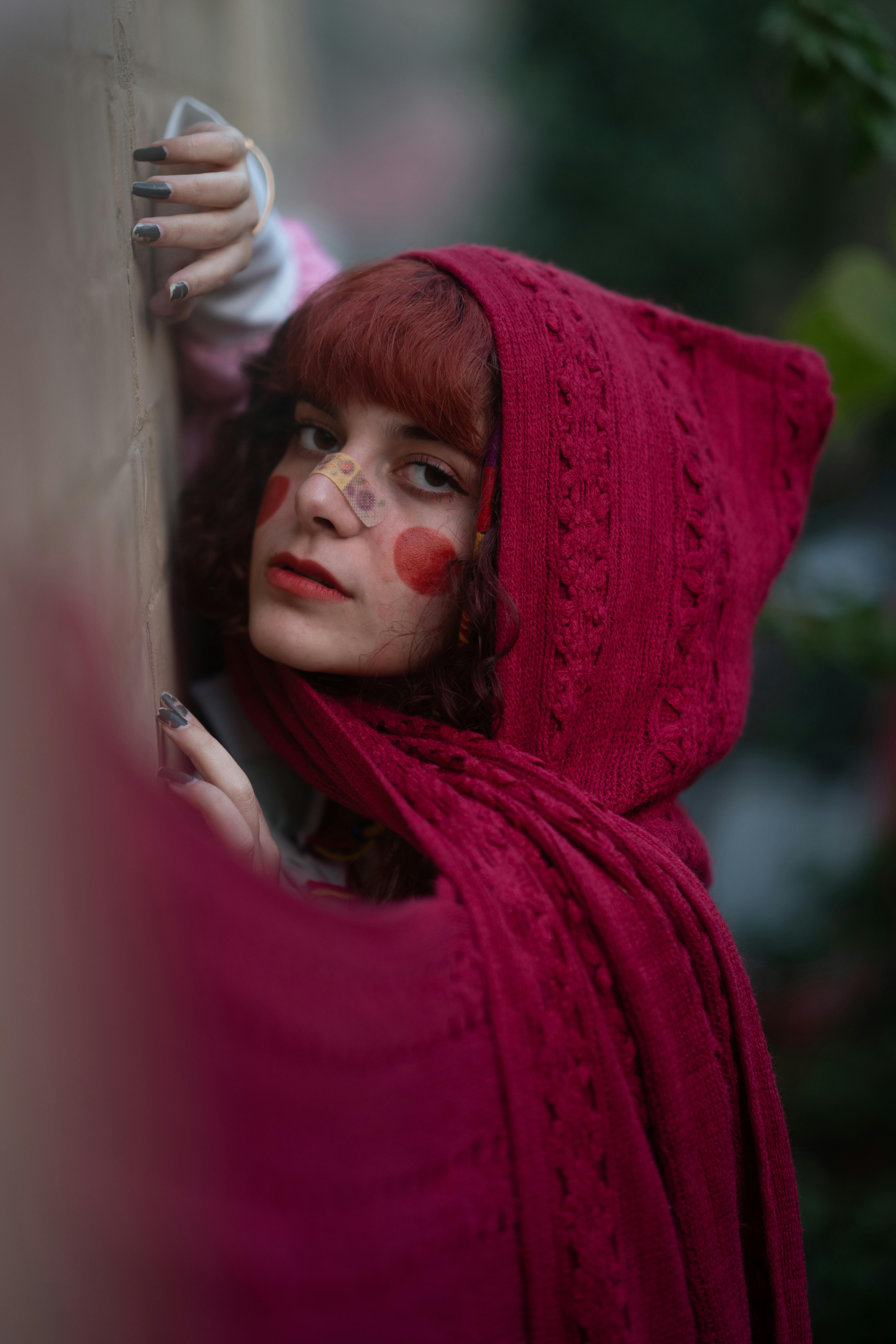 Close-up Photo of Woman wearing Red Cloak · Free Stock Photo