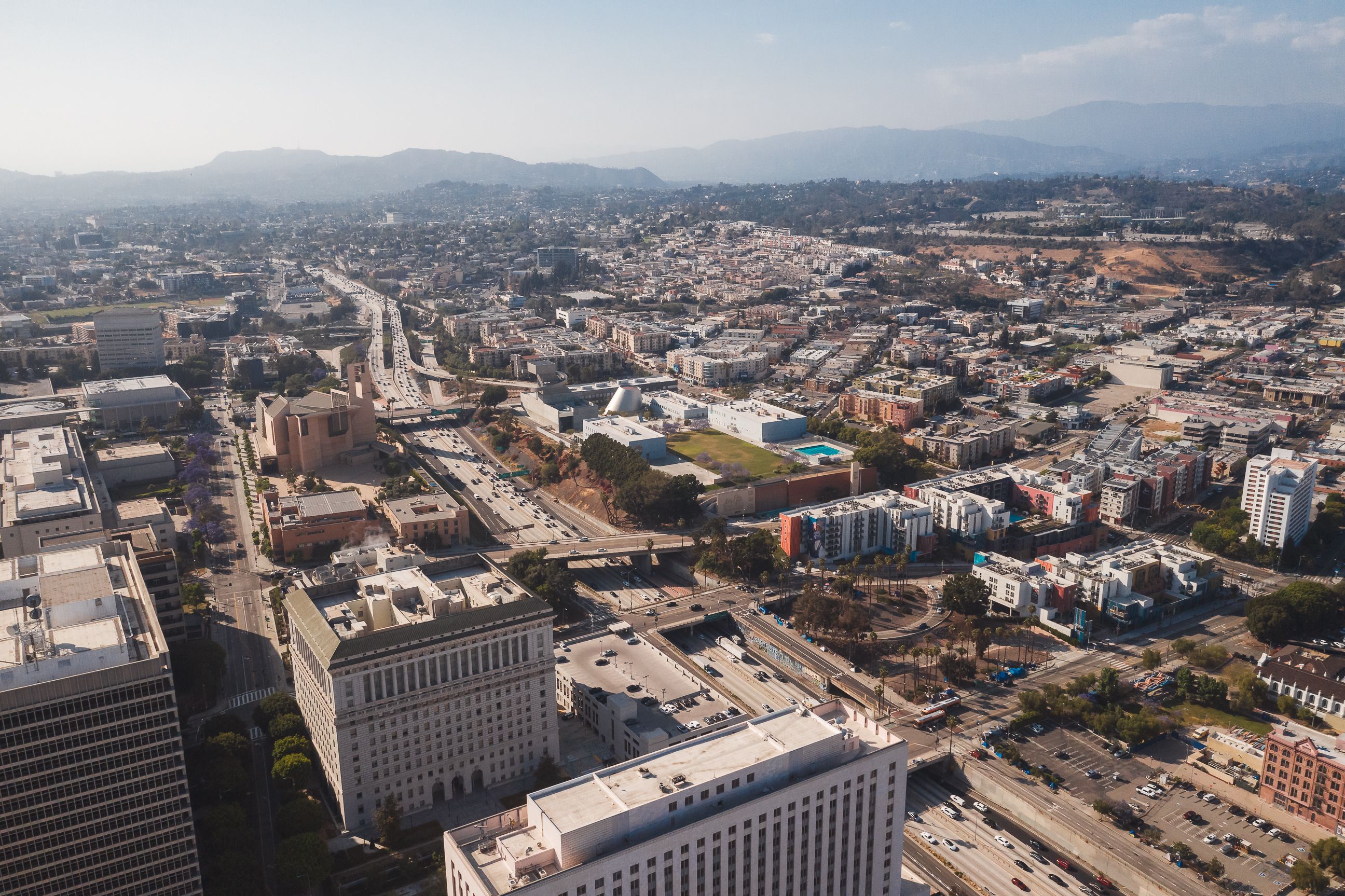 Aerial View of City Buildings · Free Stock Photo