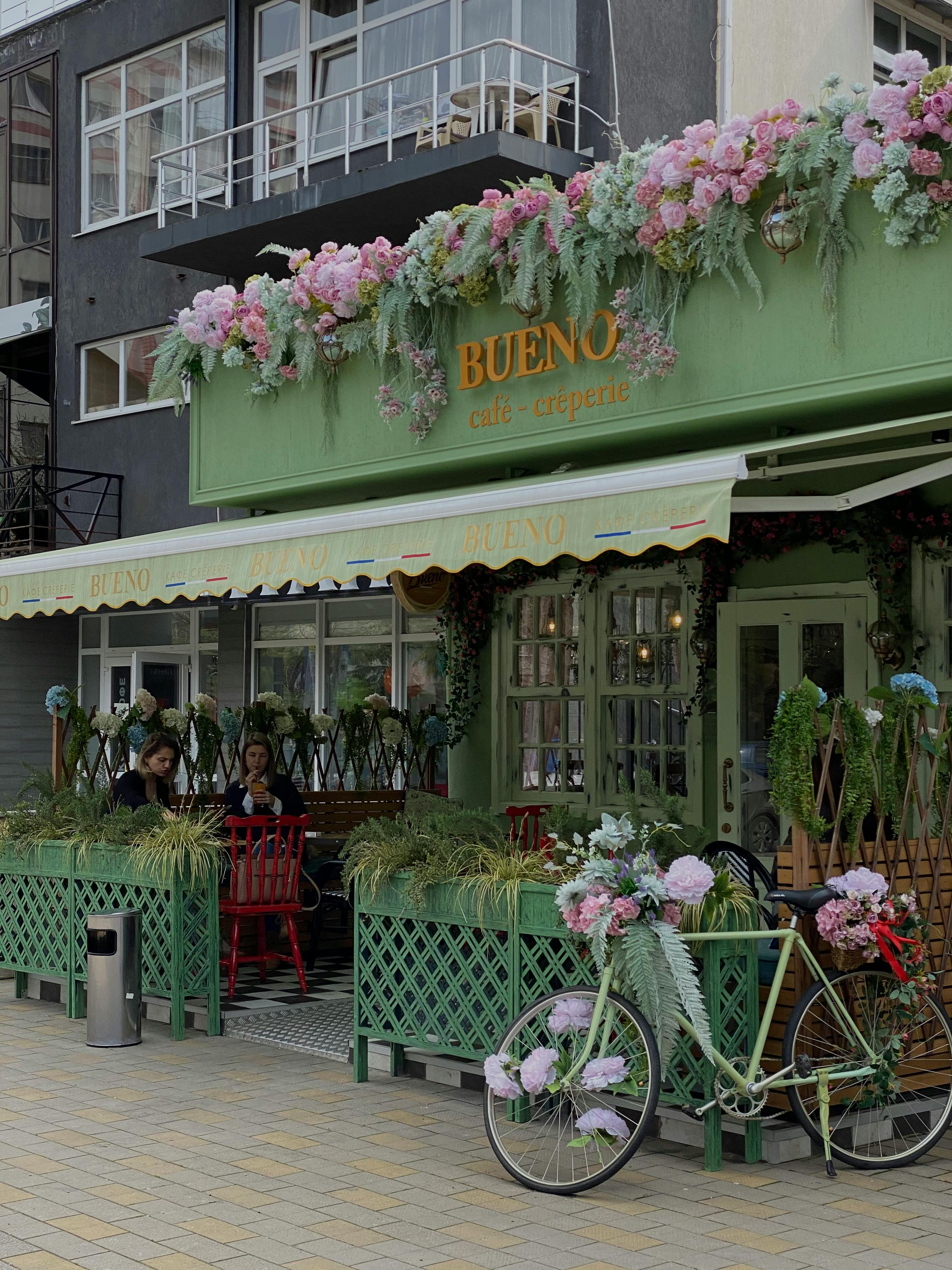 The Entrance of a Café · Free Stock Photo