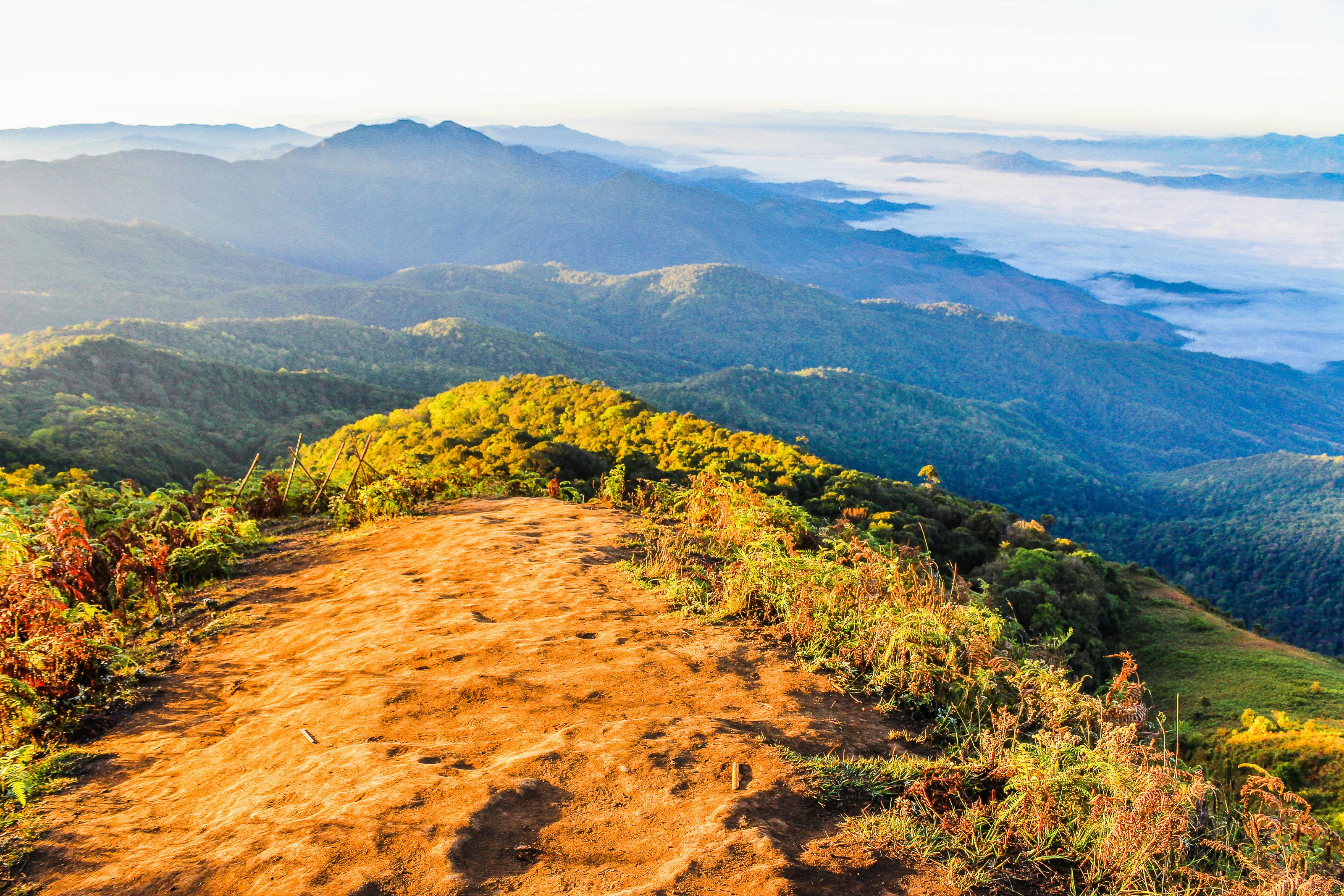 Closeup Photo of Mountain · Free Stock Photo