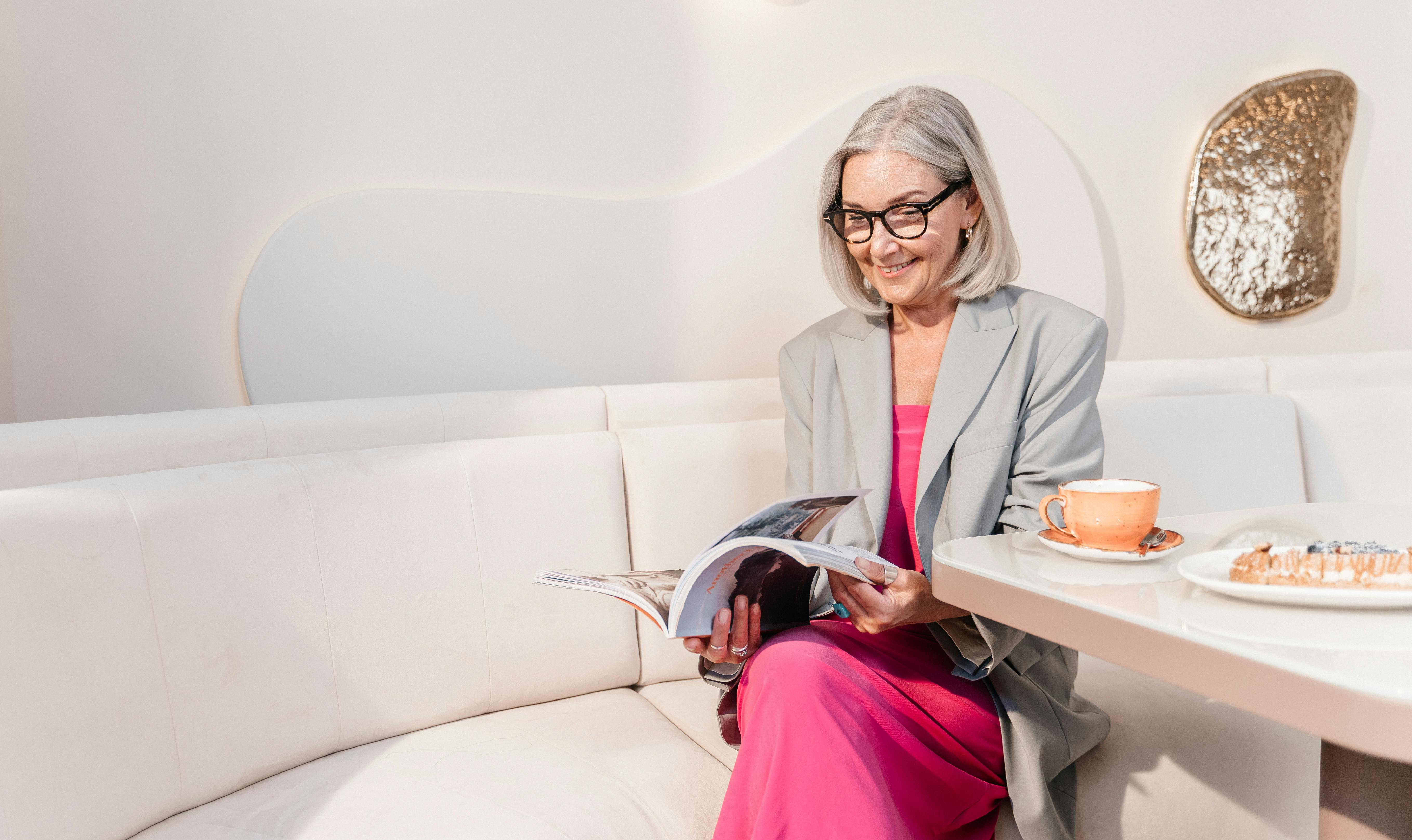 Woman Reading Journal · Free Stock Photo