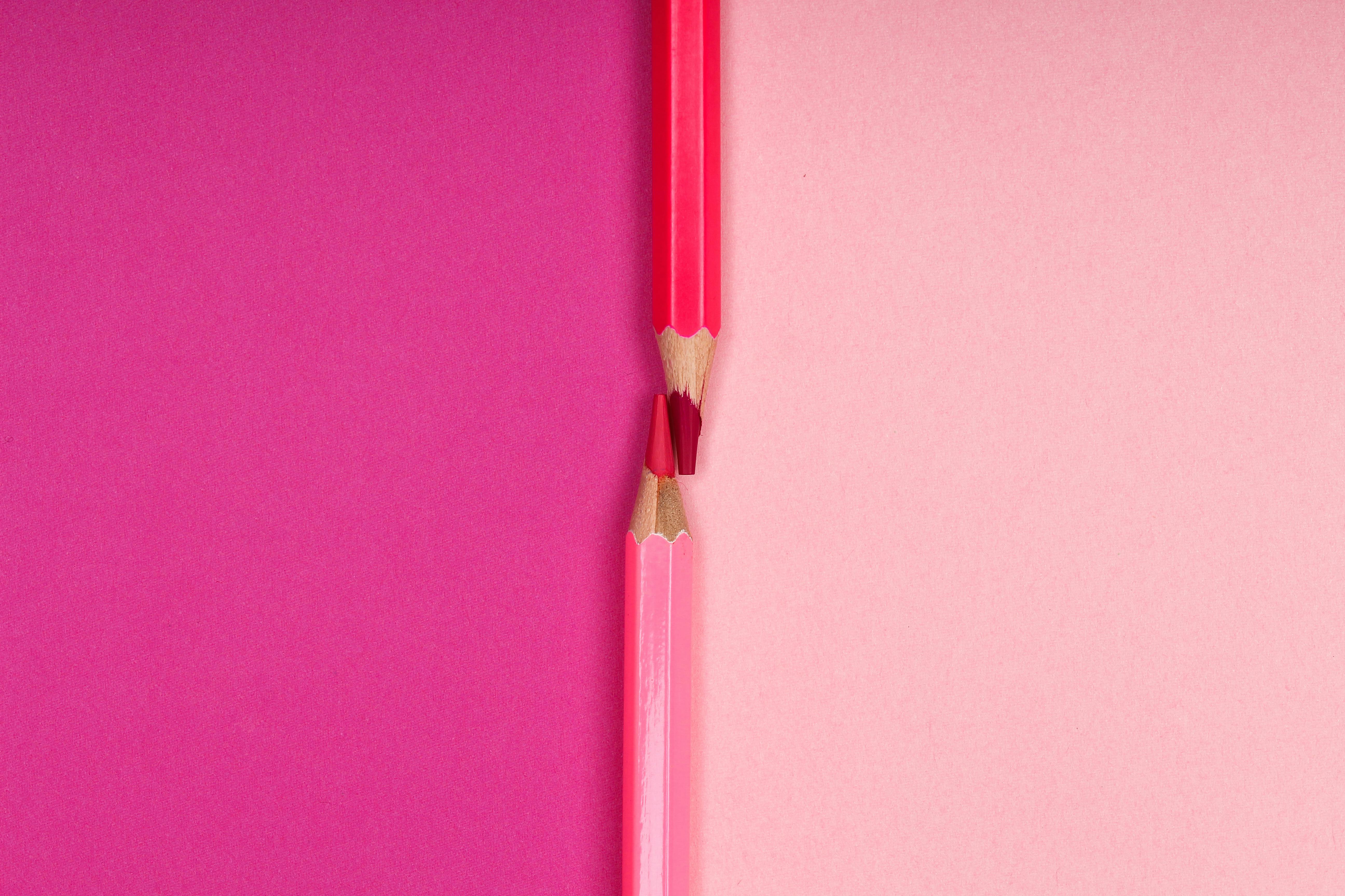 Close-up Photo of Pink Colored Pencil · Free Stock Photo