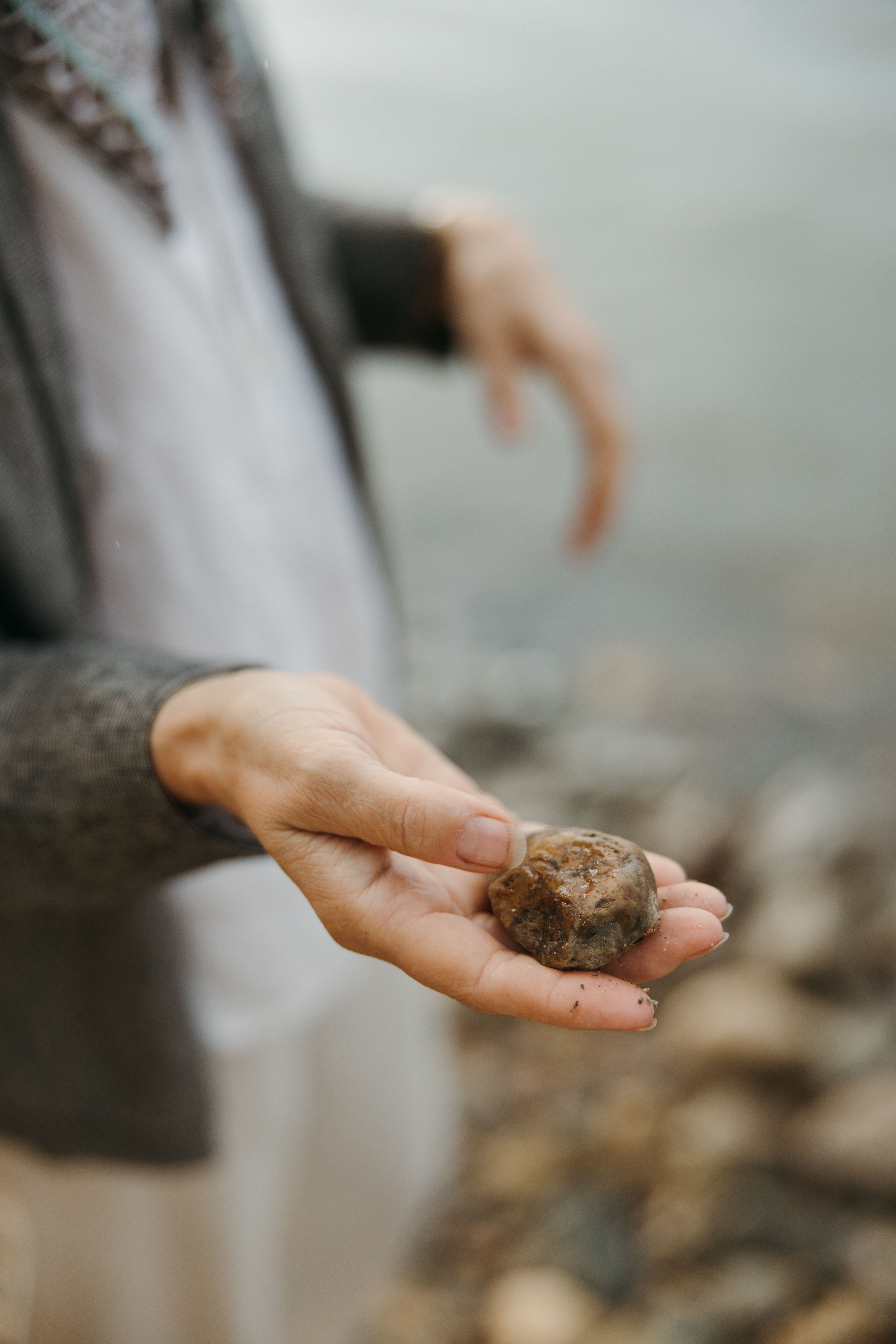 Person Holding a Stone · Free Stock Photo