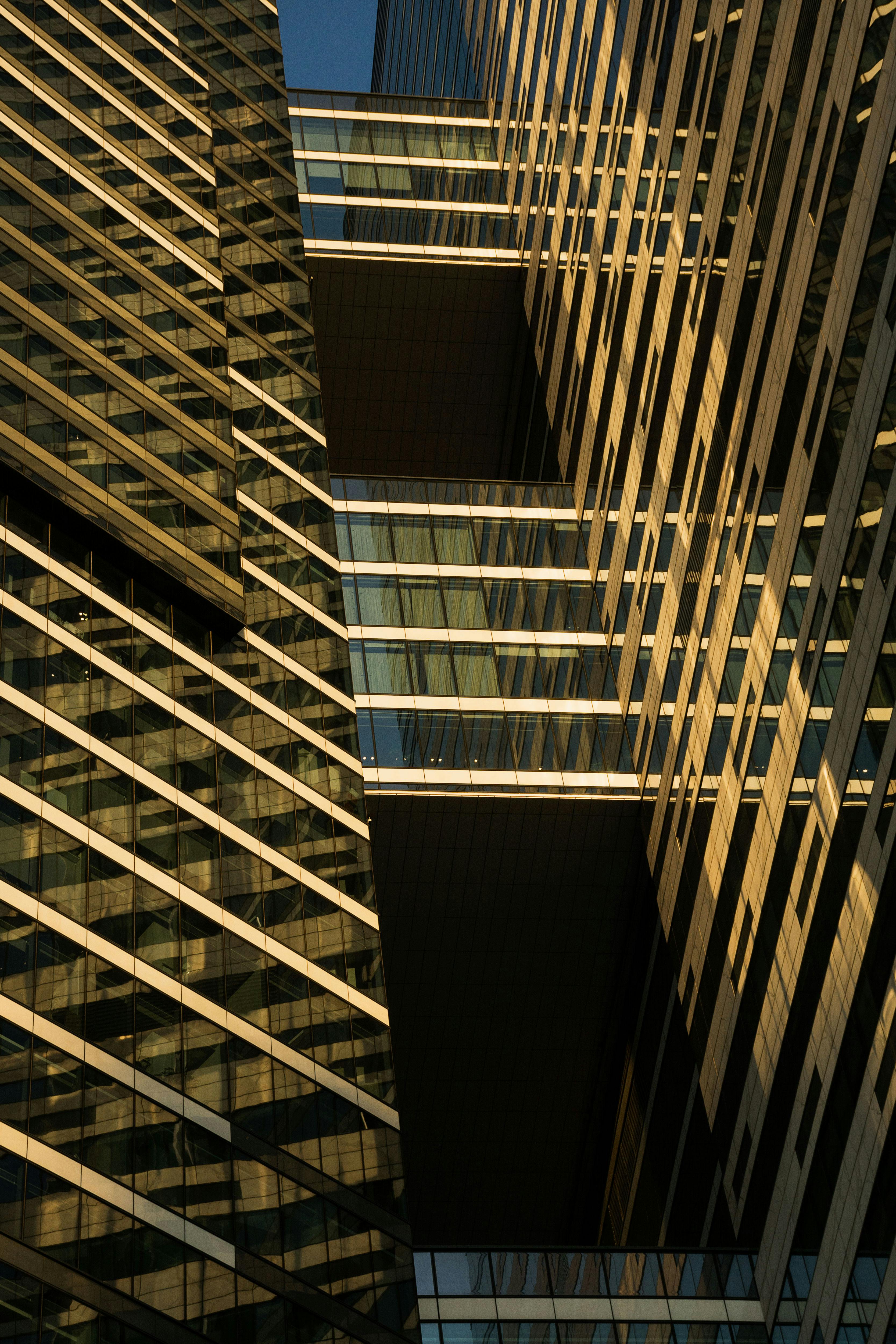 Low Angle Shot of Glass Building · Free Stock Photo