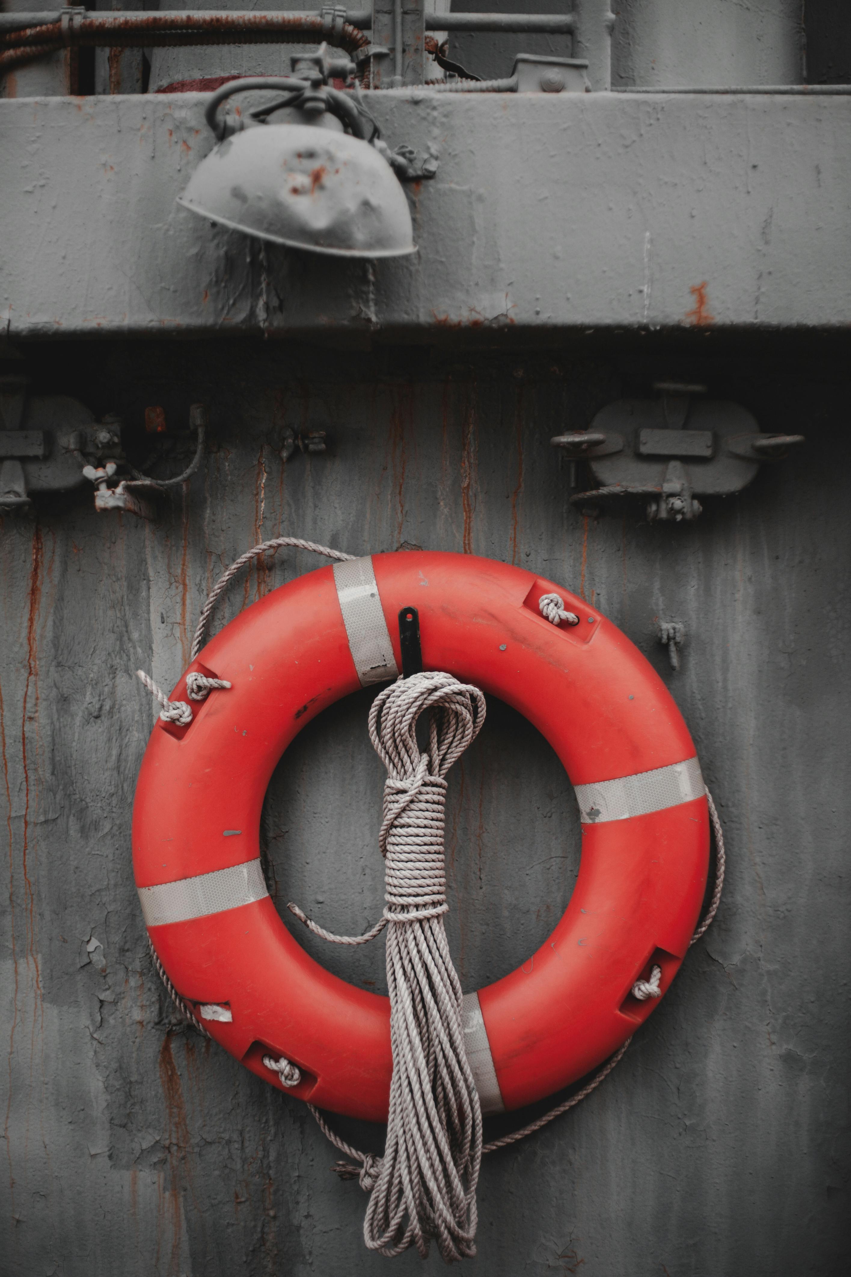 Photo of a Lifesaver with a Rope · Free Stock Photo
