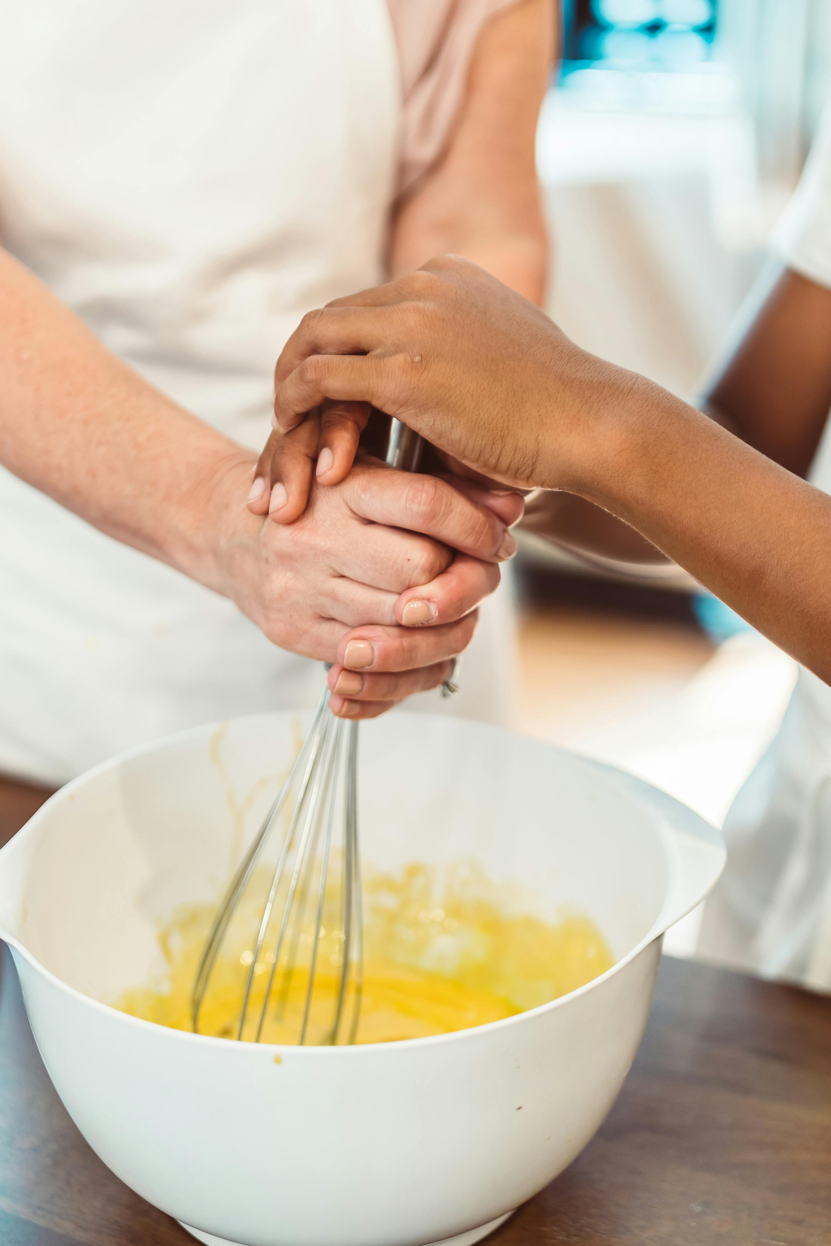 Person Holding Stainless Wire Whisk · Free Stock Photo