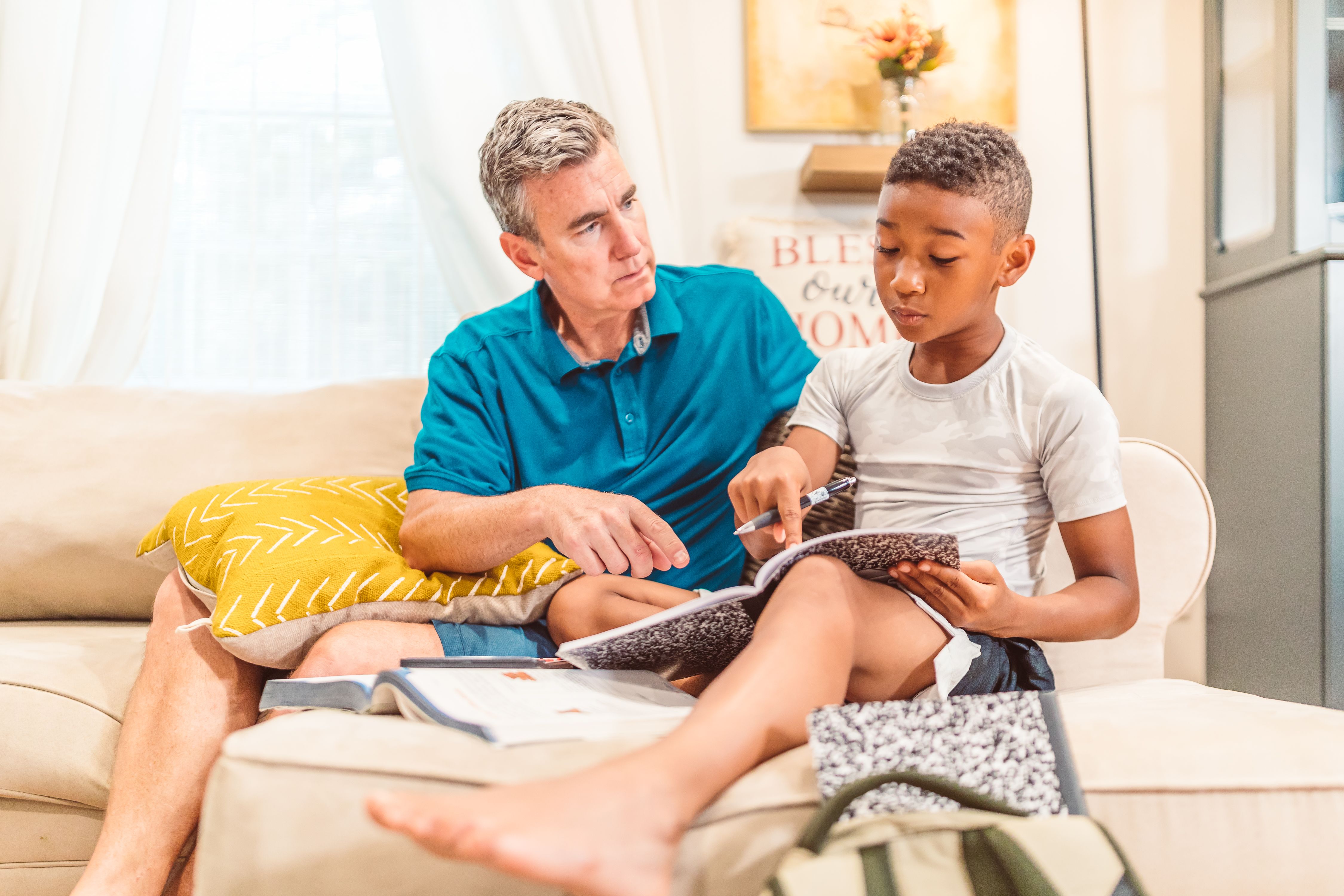 Father Teaching His Son · Free Stock Photo